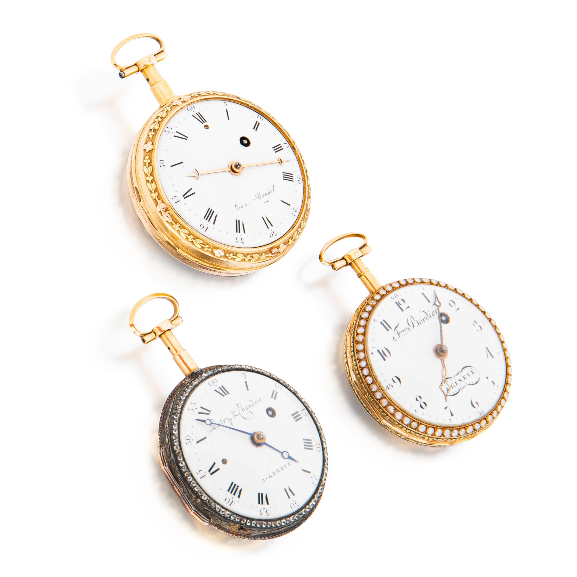 Three two-coloured gold verge watches, circa 1770 | Hôtel Lambert, Une ...