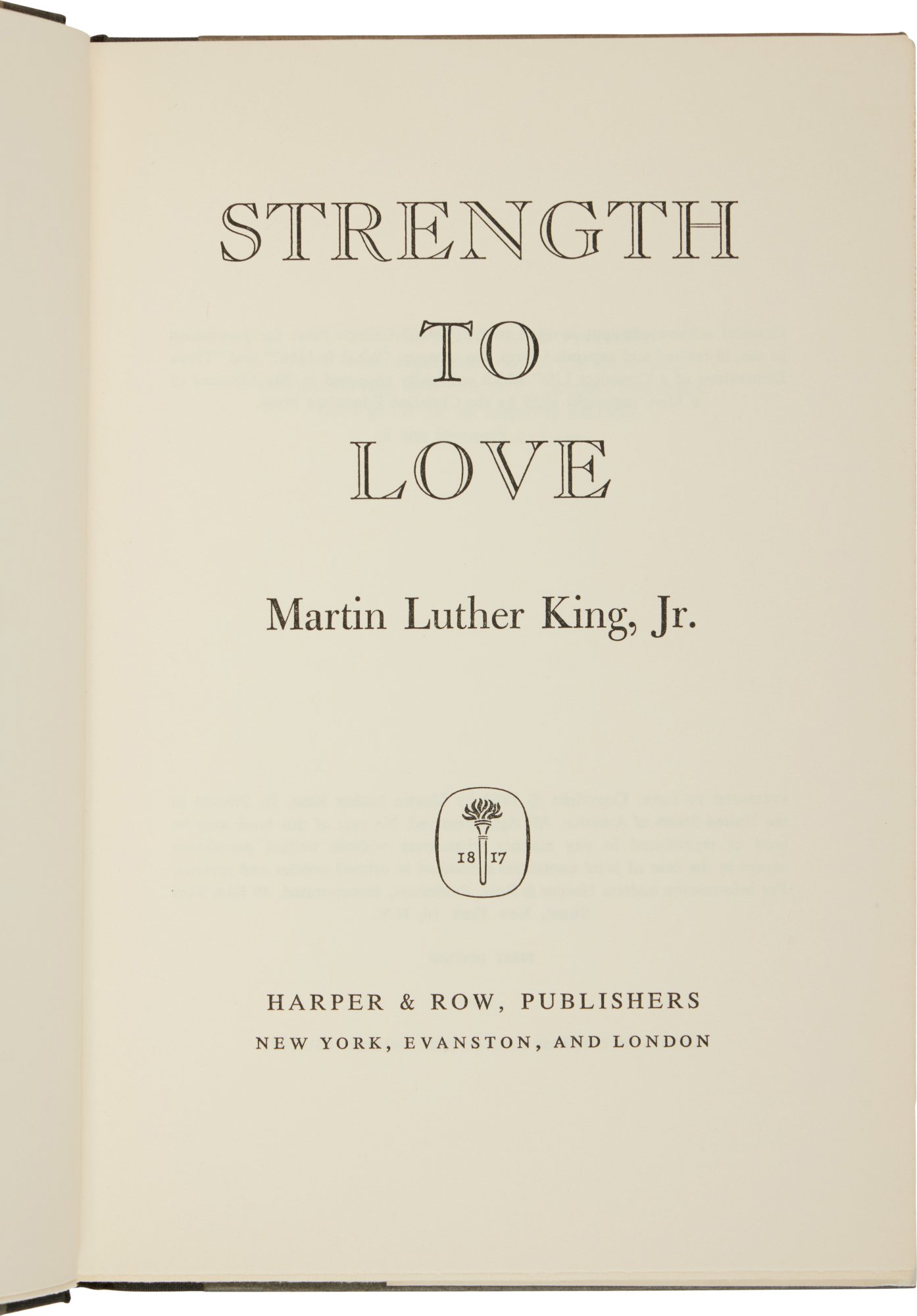King, Martin Luther, Jr. | Presentation copy, inscribed to Bishop ...