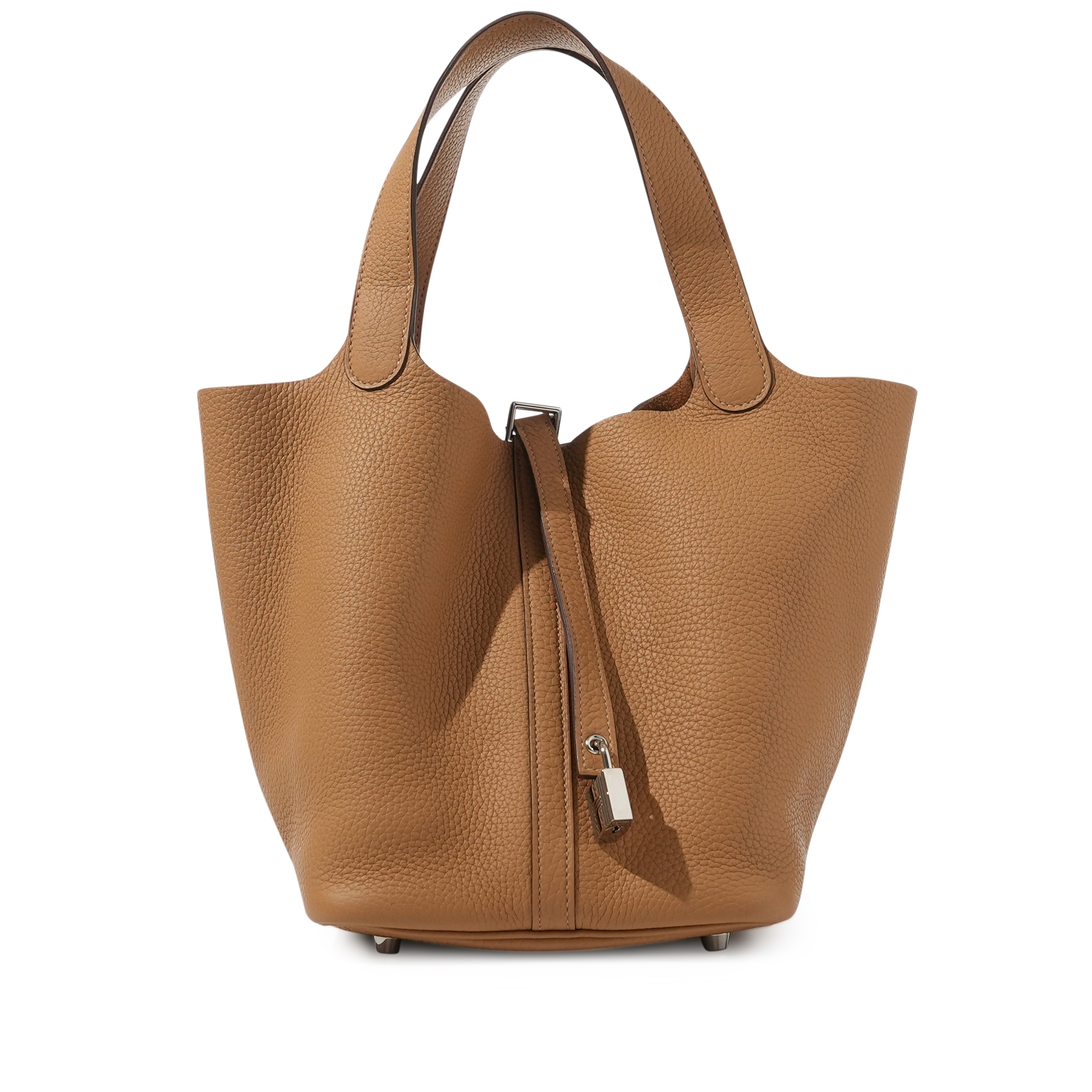 Hermès Biscuit Clemence Picotin Lock 22 Palladium Hardware, 2021 ...