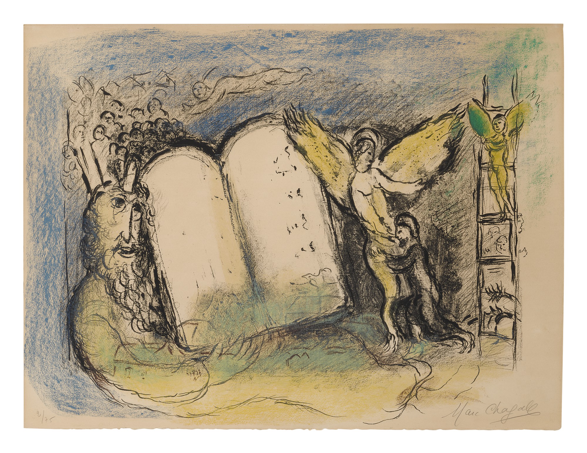 MARC CHAGALL | VISION OF MOSES (MOURLOT 554A) | Prints and Multiples ...