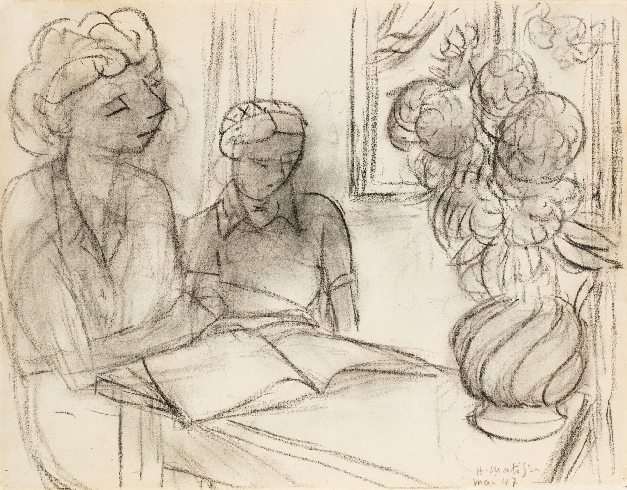 HENRI MATISSE | LA LECTURE (RECTO - VERSO) | Oeuvres sur Papier | 2020 ...