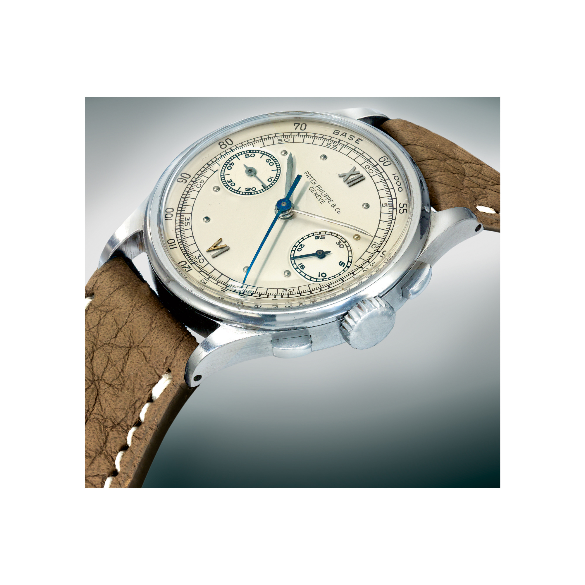 PATEK PHILIPPE | REF 130, A STAINLESS STEEL CHRONOGRAPH WRISTWATCH ...