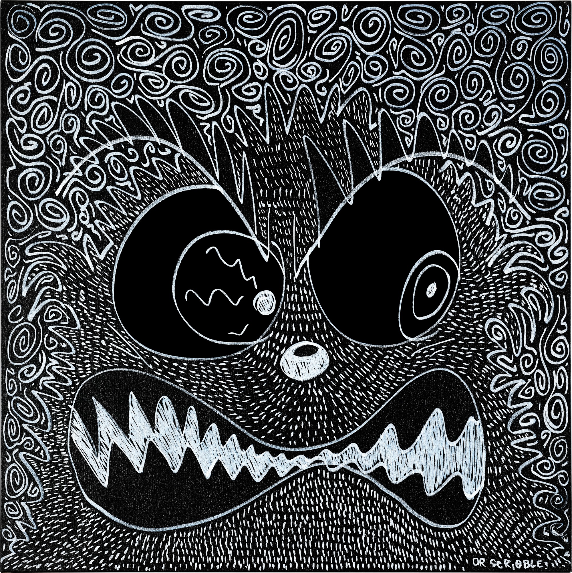 Dr. Scribble (Mr. Doodle) | Scary 可怕 | Contemporary Art Day Sale | 2021 ...
