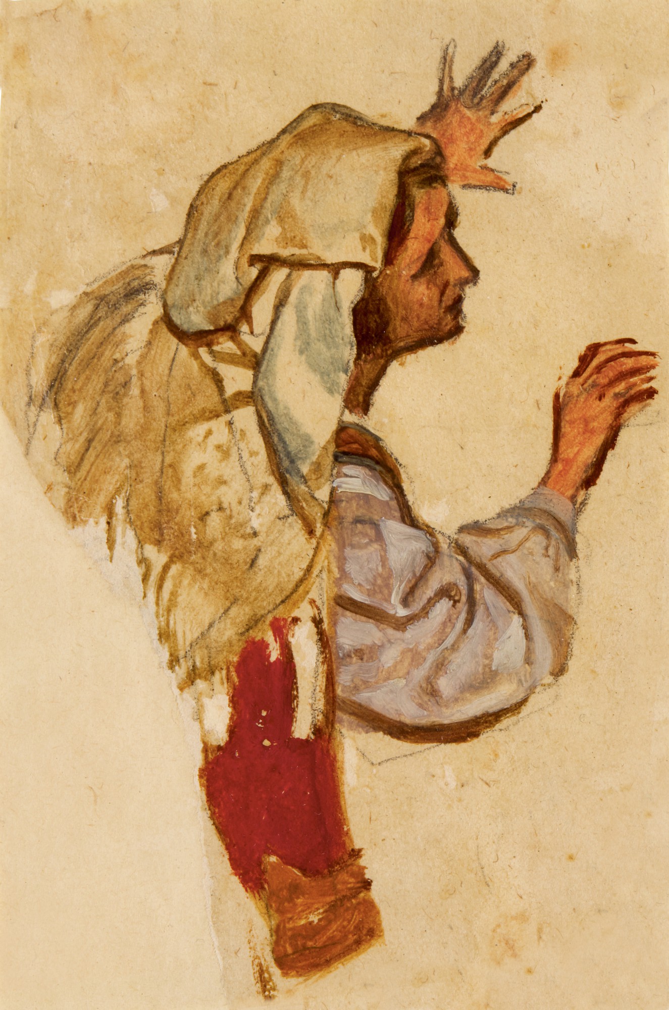 A Collection of 52 Drawings and Sketches, some of which double-sided ...