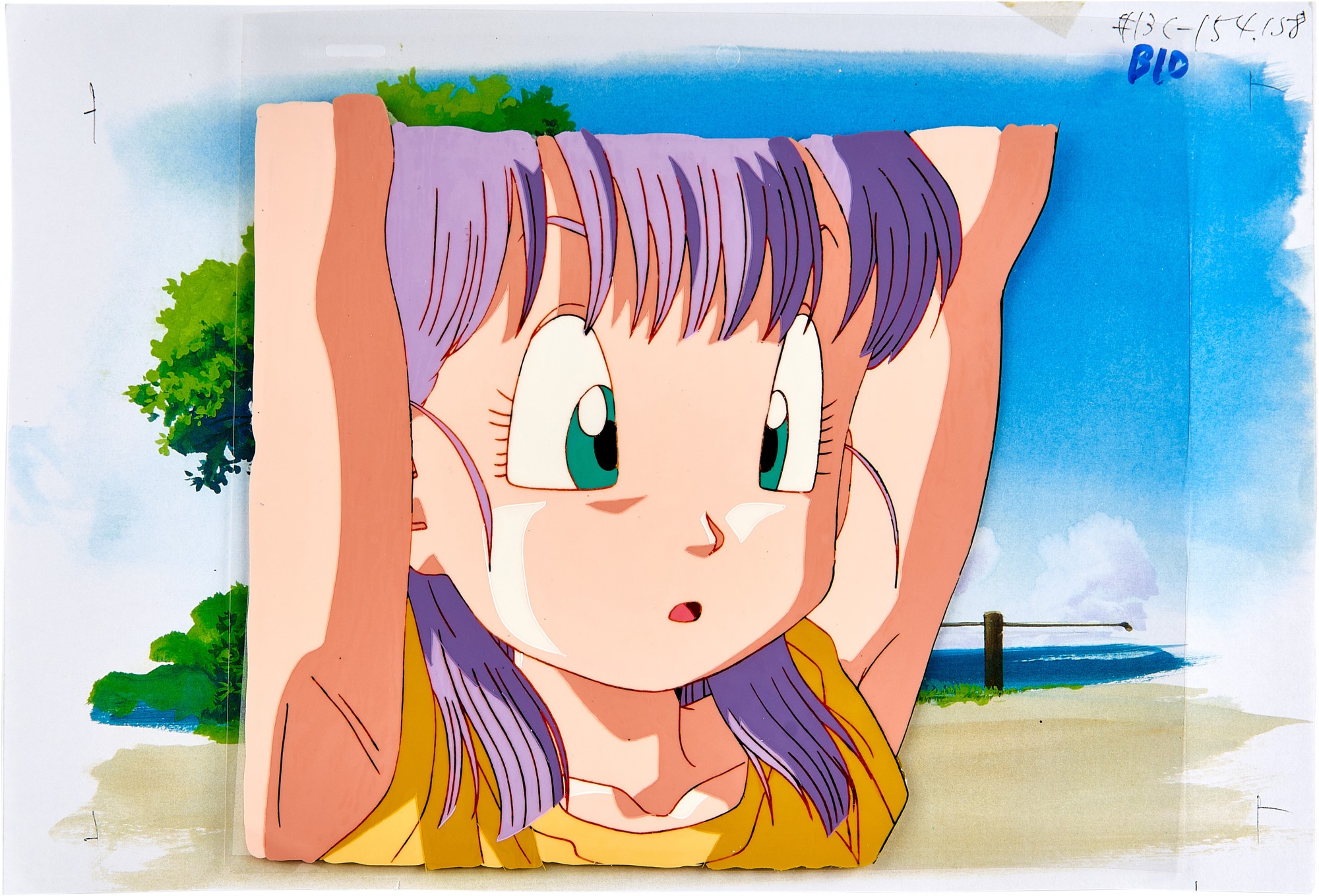 Bulma, Movie 4: The Path to Power 1996 Animation Cel with Printed ...