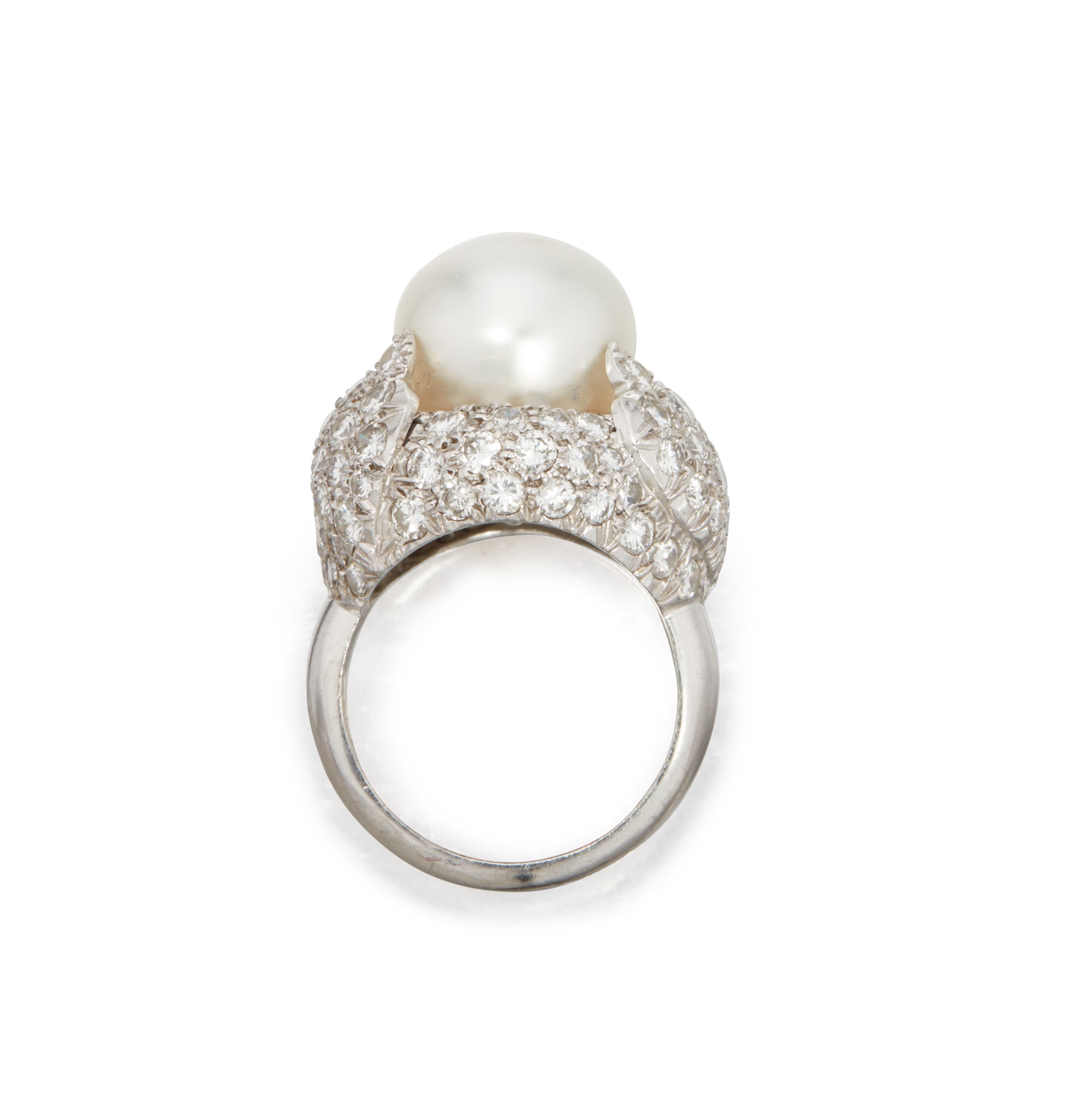CULTURED PEARL AND DIAMOND RING, DAVID WEBB | Jewels Online | Jewellery ...