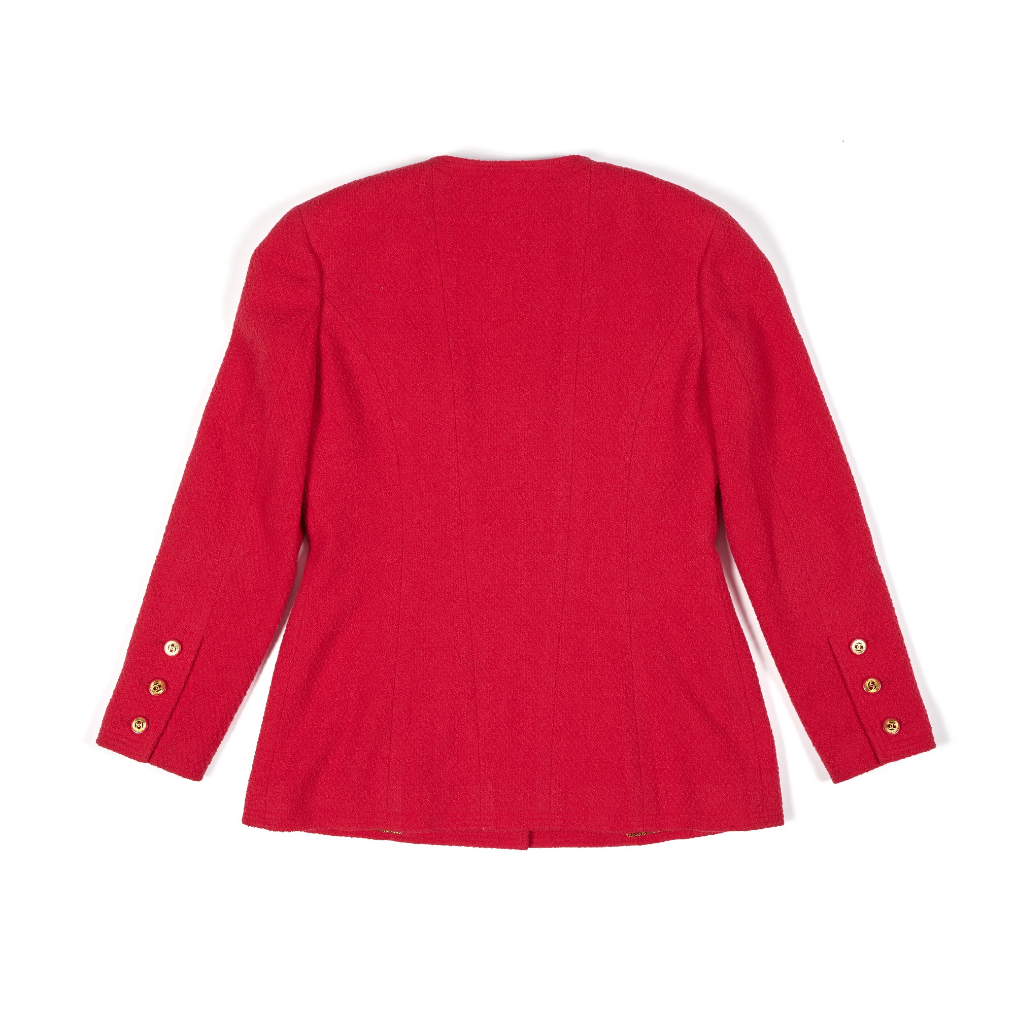 Fuchsia Wool Bouclé Jacket, 1991 | Handbags & Accessories | The Chanel ...