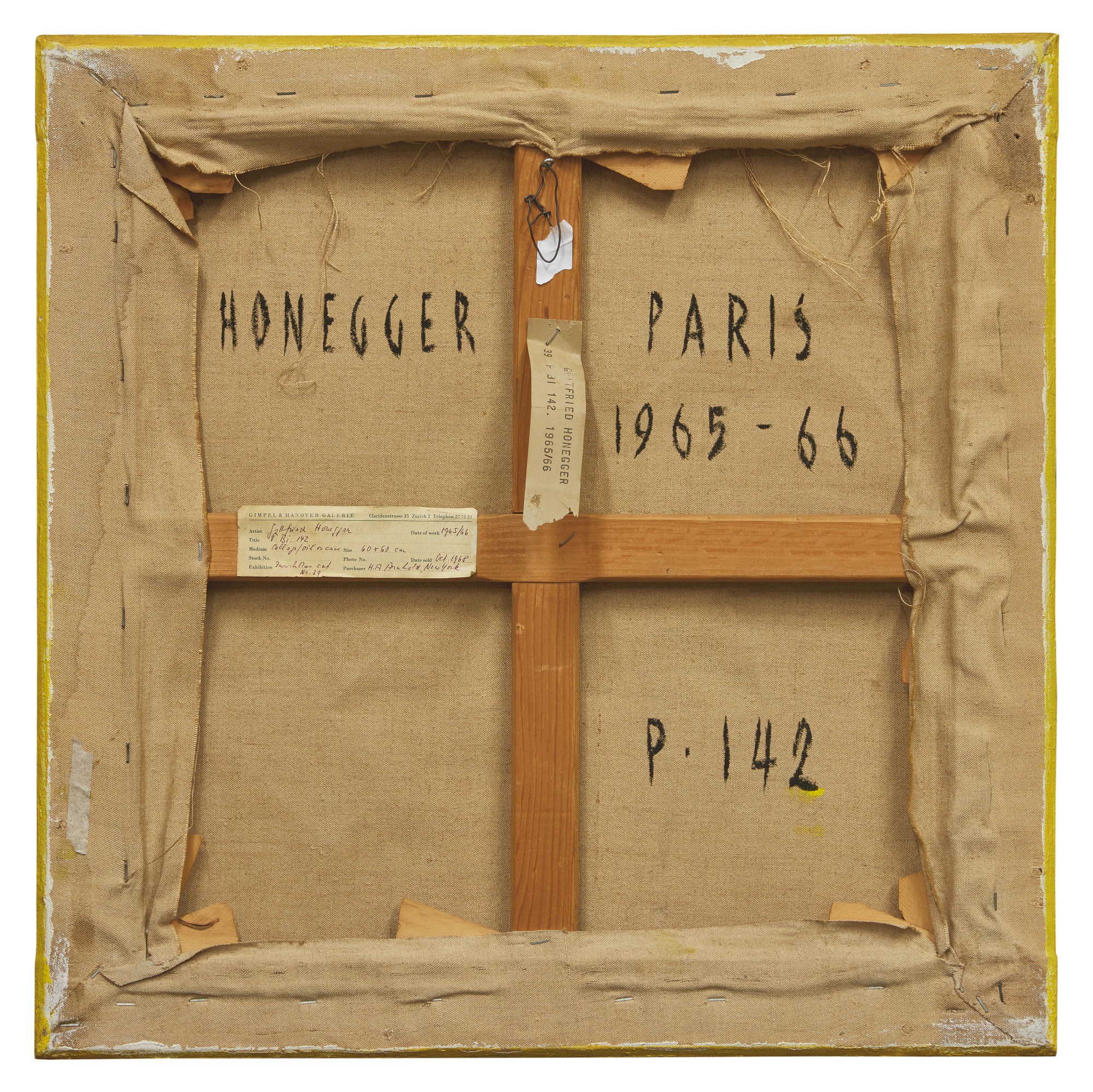 GOTTFRIED HONEGGER | P. 142 | Contemporary Art Online | New York | 2019 ...