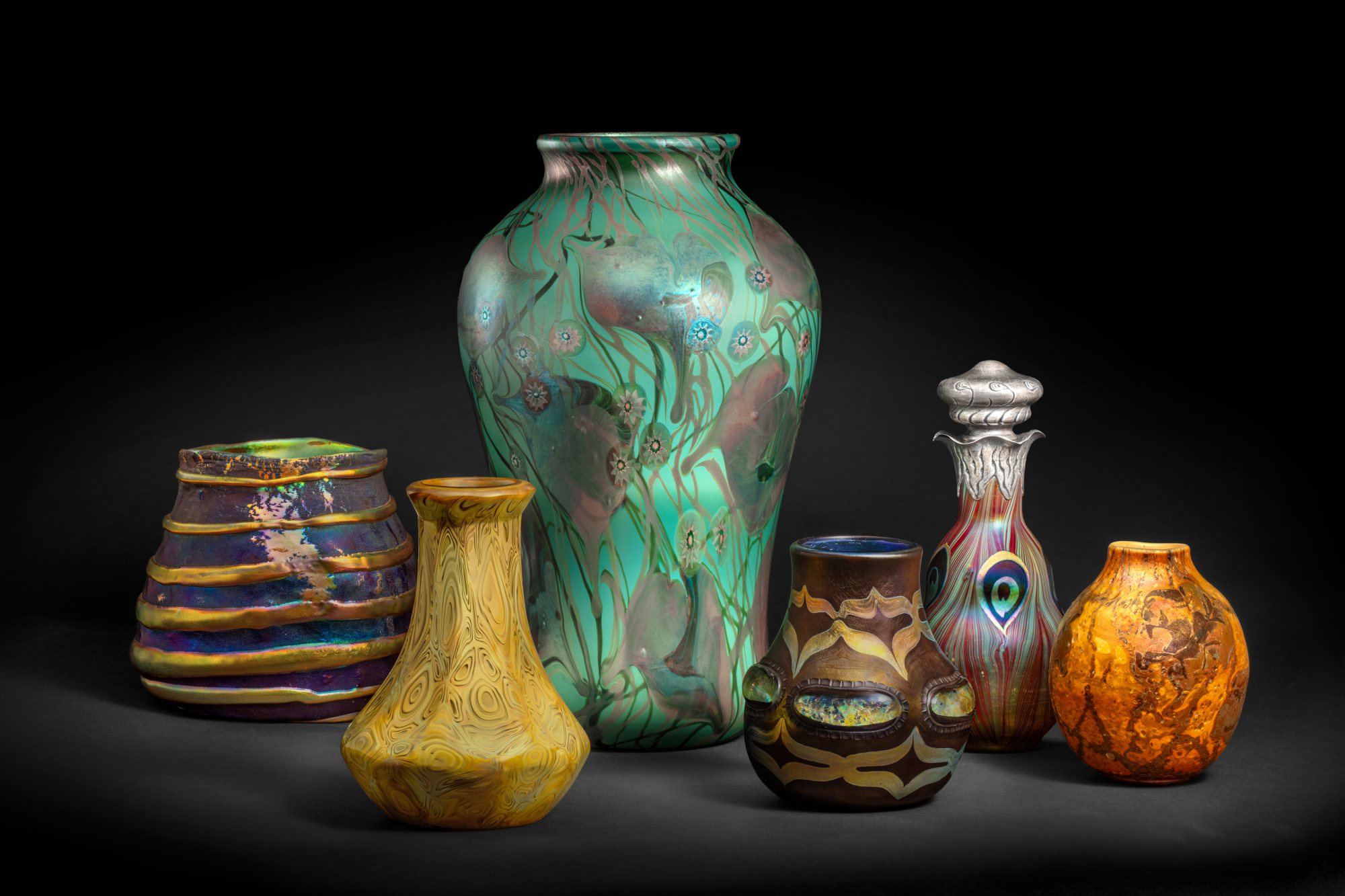 "Agate" Vase | The Doros Collection: The Art Glass of Louis Comfort ...