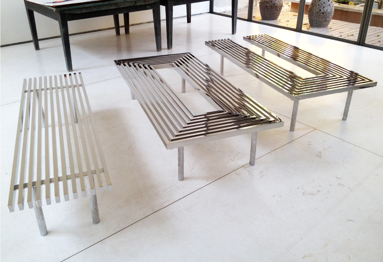 Untitled (the future will be chrome) I.O.U. Benches | Contemporary ...