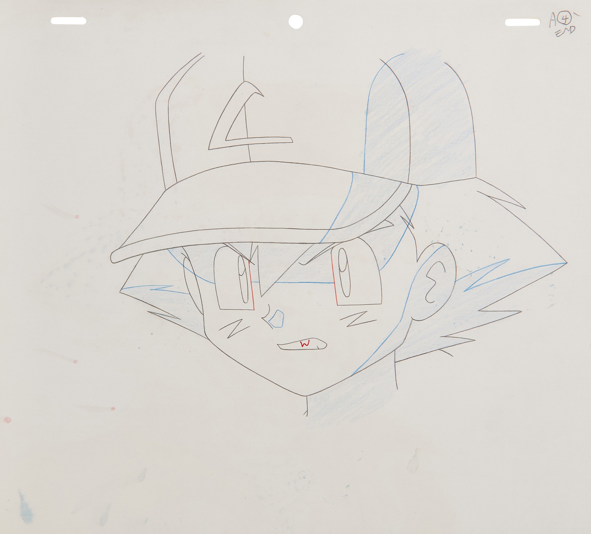 Satoshi Animation Cel with Douga and Printed Background | 小智賽璐璐 ...