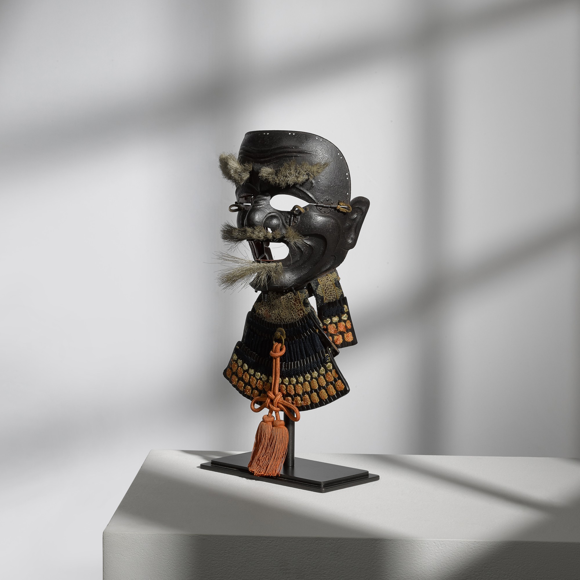 A fine Myochin school okina somen [full face mask] | Signed Hiroshima ...