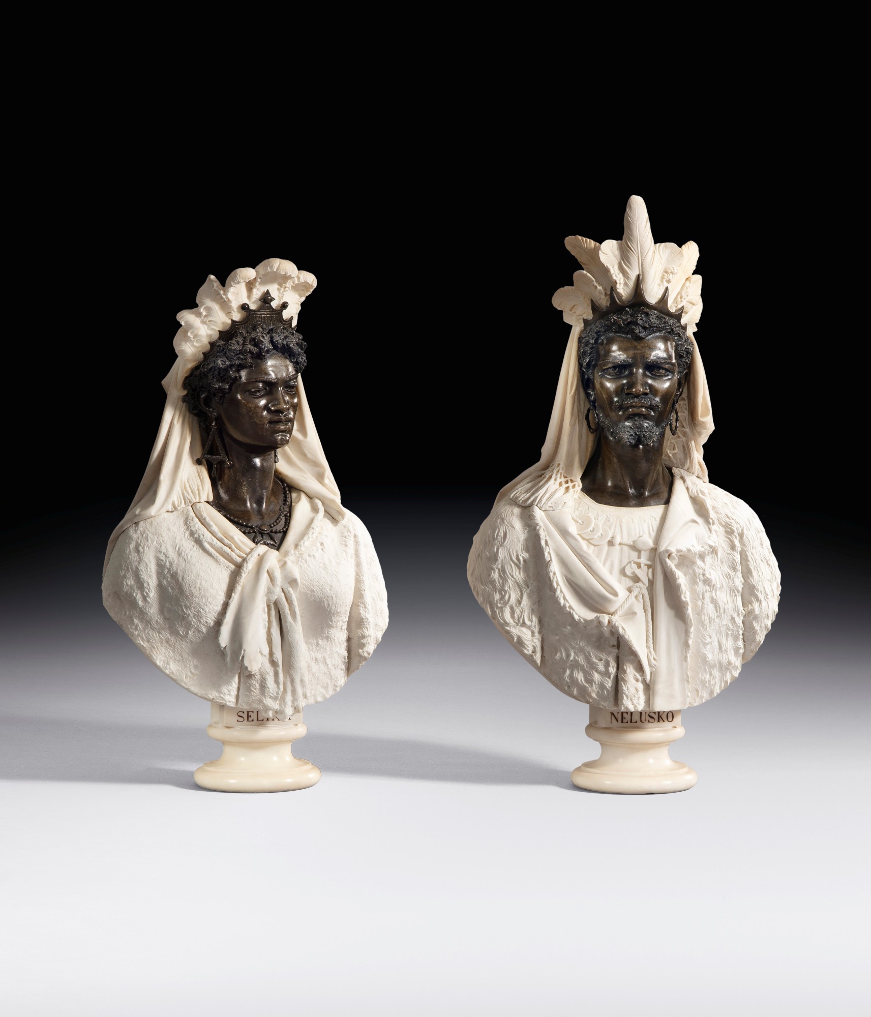 Nelusko and Selika | Nelusko et Selika | Tableaux, Dessins, Sculptures ...