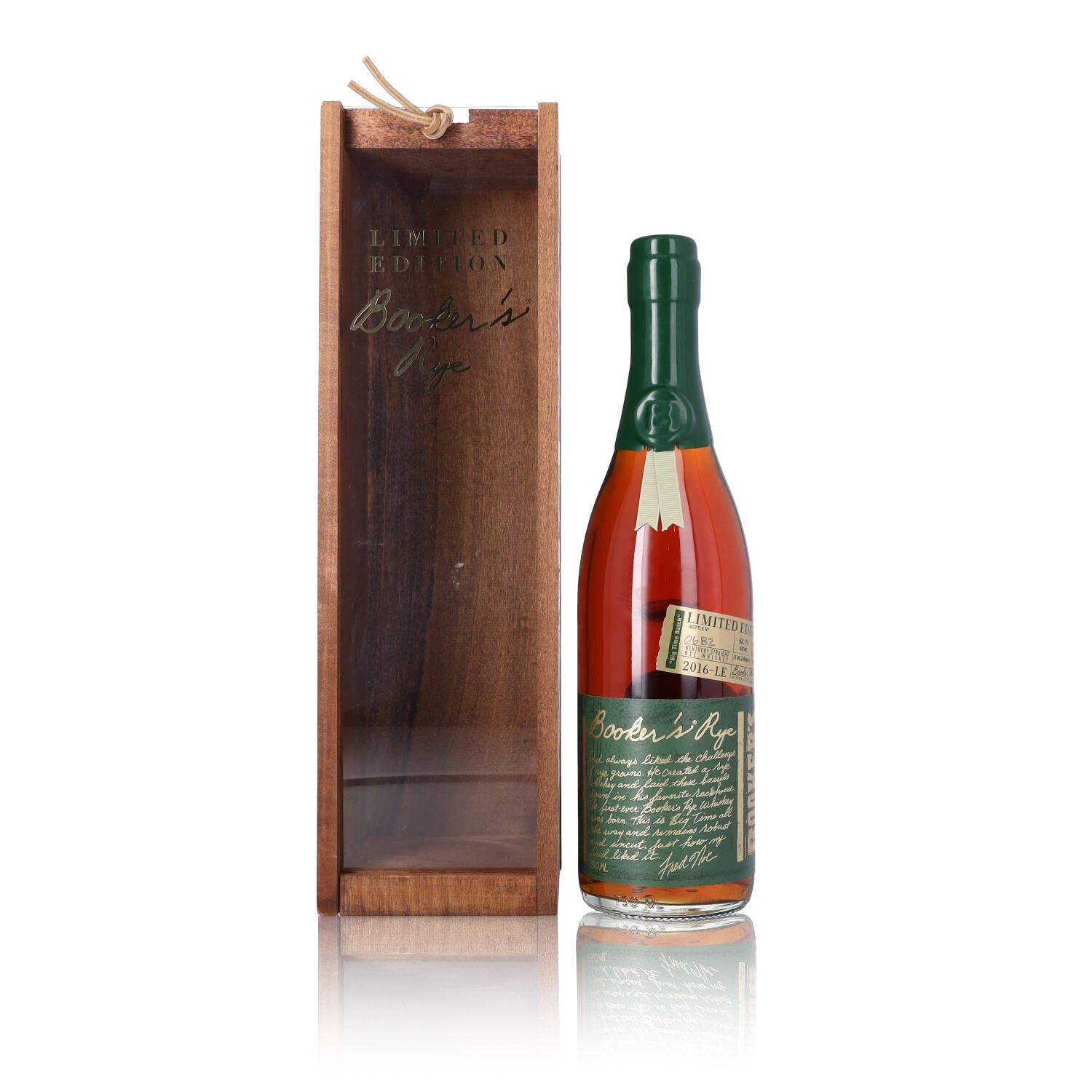 Booker's Rye 13 Year Old Big Time Batch 68.1 abv NV (1 BT75) | Whisky ...