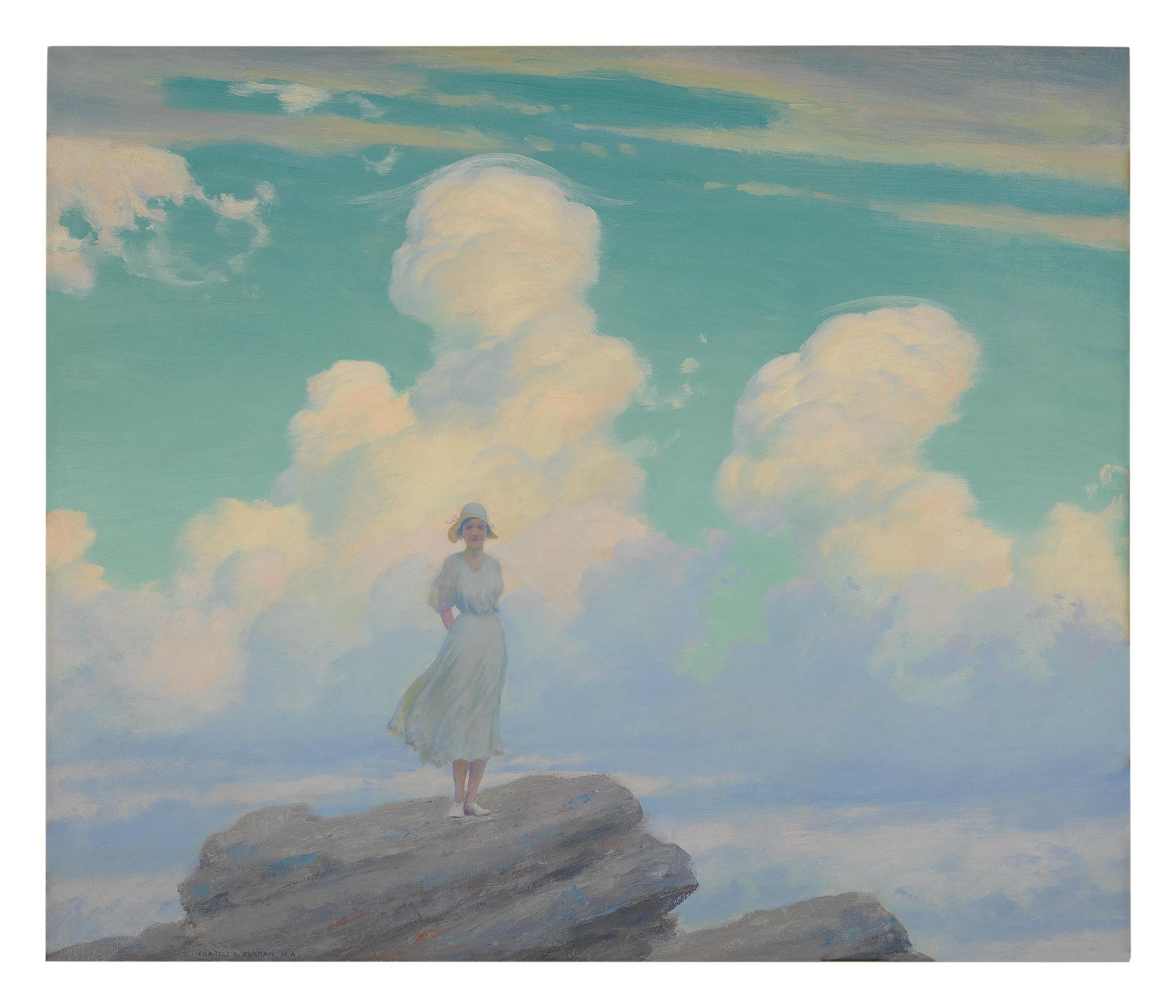 CHARLES COURTNEY CURRAN | THE VEILED CLOUD | American Art Online | 2020 ...