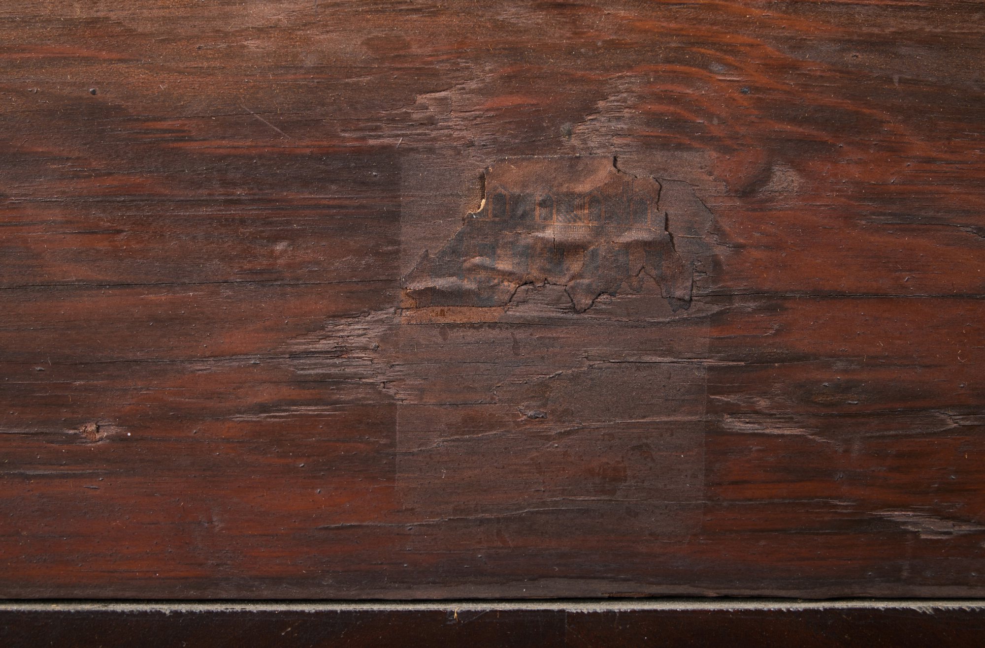 A Rare Gothic Revival Figured Mahogany Pier Table, Joseph Meeks and ...
