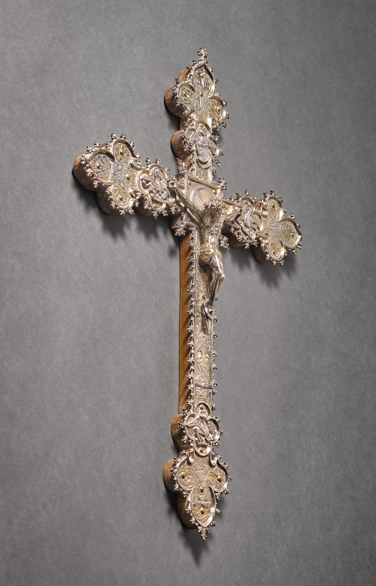 Spanish, probably Zaragoza, 15th century | Cross | Old Master Sculpture ...