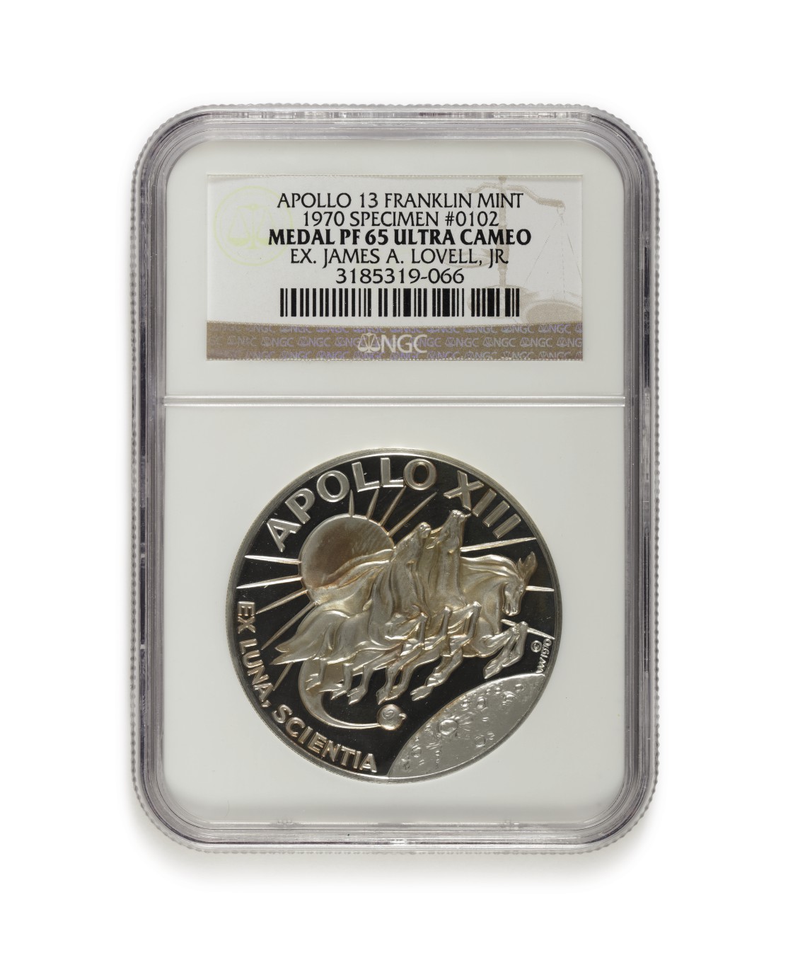 [Apollo 13] — Commander James Lovell's Apollo 13 Franklin Mint ...