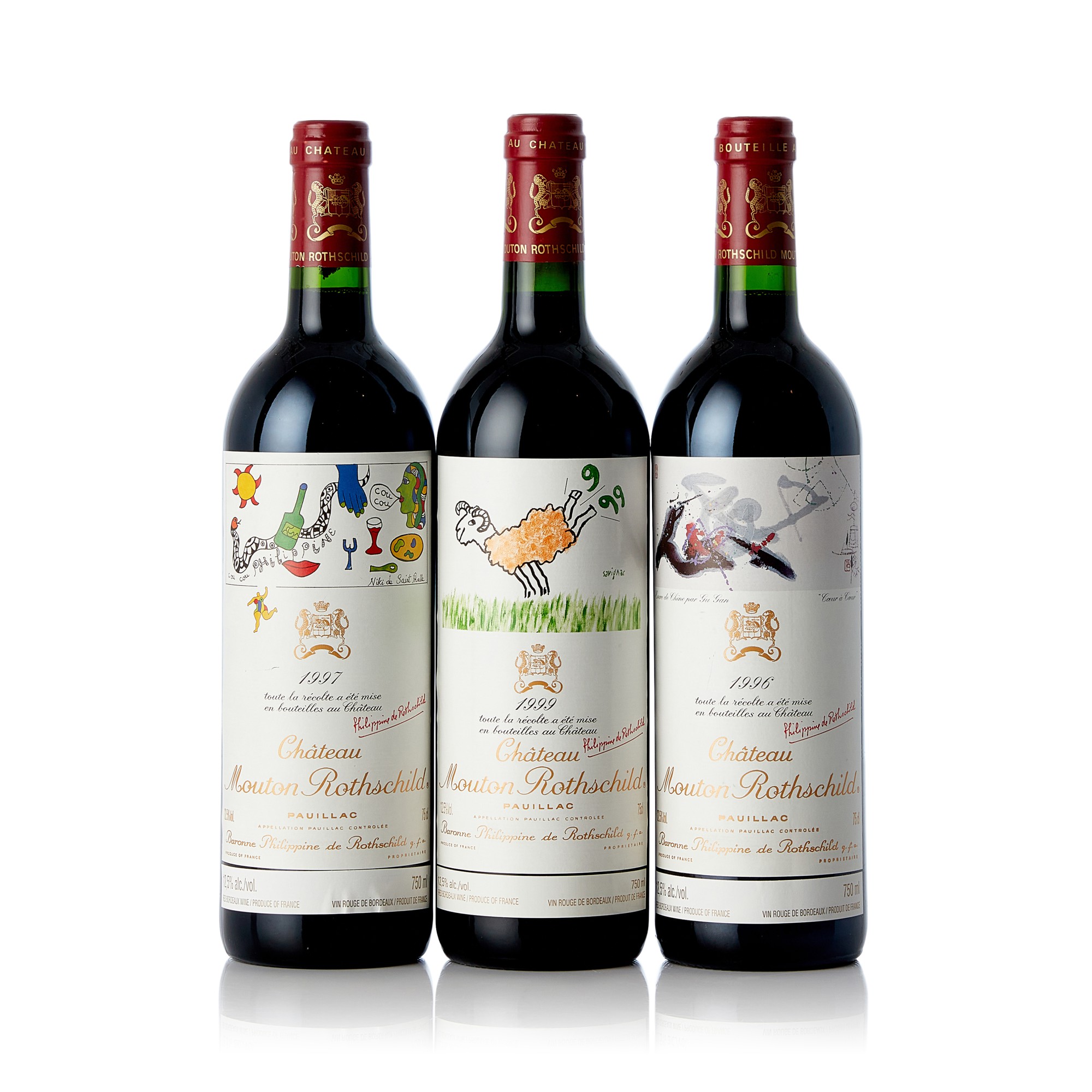 Château Mouton Rothschild 1996 (3 BT) | Vine | Finest & Rarest Wines | 2022 | Sotheby's