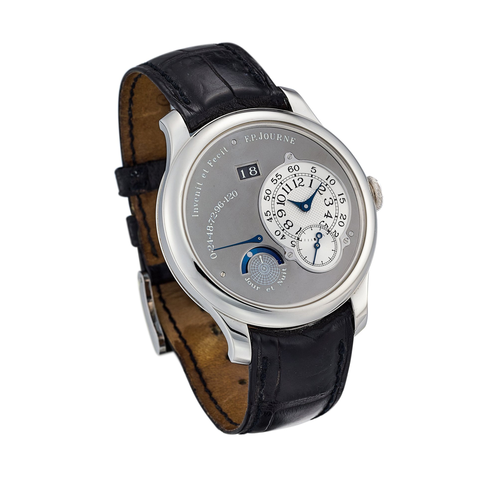 Octa | Jour et Nuit Ruthenium A limited edition platinum wristwatch ...