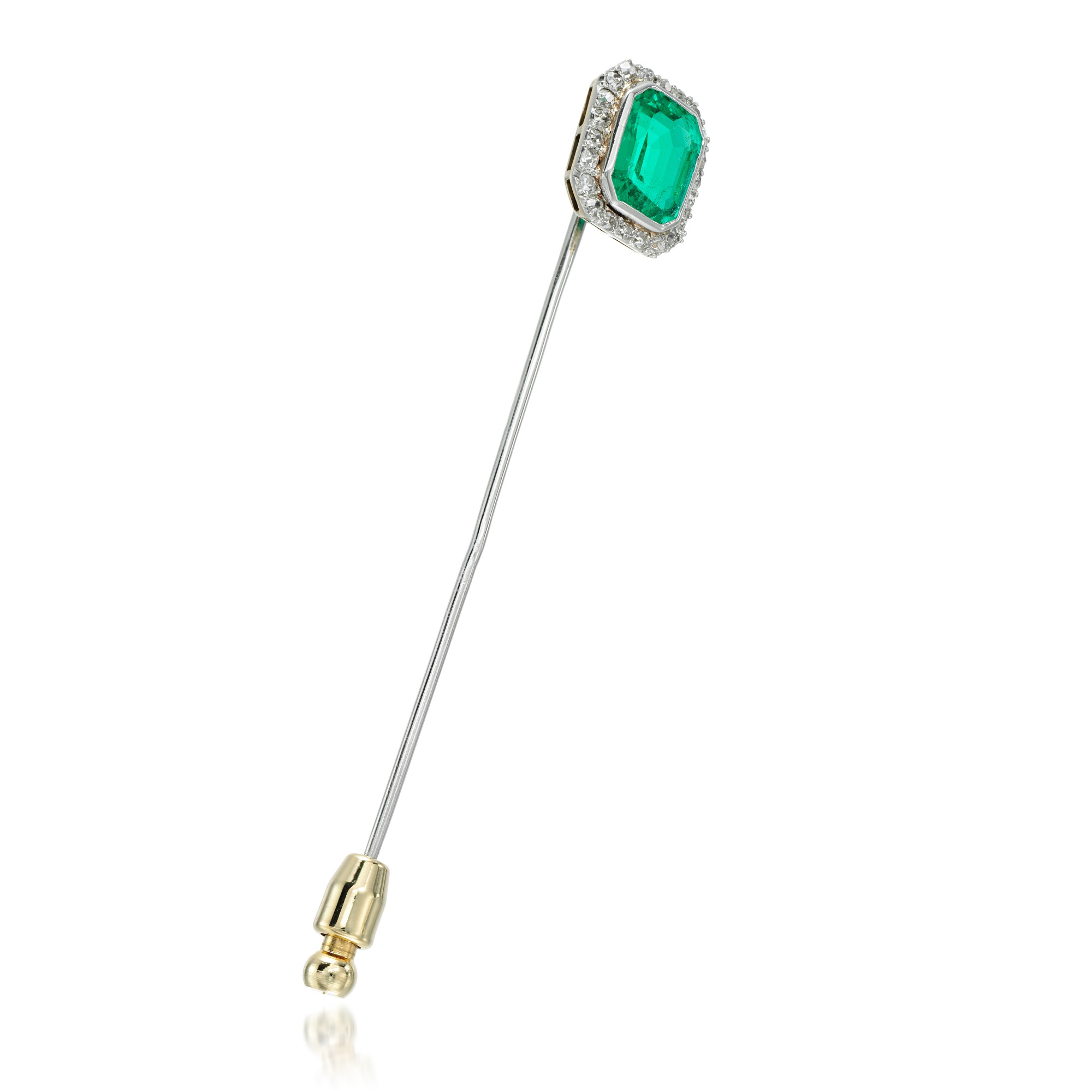 A EMERALD AND DIAMOND STICK PIN | The Weekly Edit: Fine Jewels | London ...