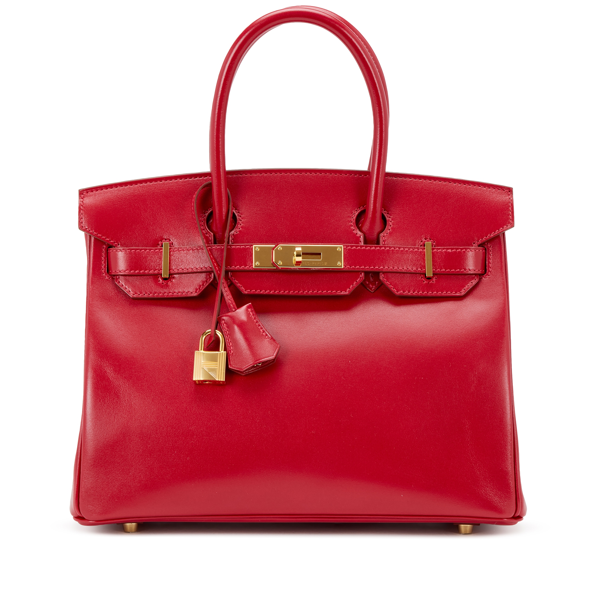 Hermès Rouge Vif Tadelakt Birkin 30 Gold Hardware, 2016 Available For ...