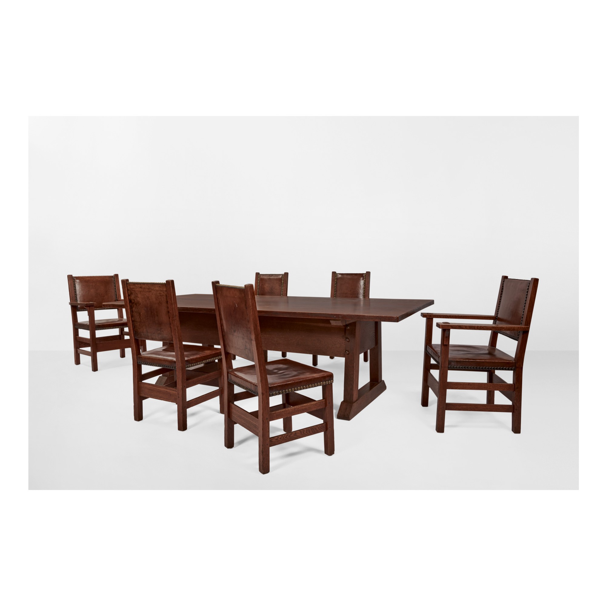GUSTAV STICKLEY | SET OF SIX DINING CHAIRS | Important Design | 2020 ...