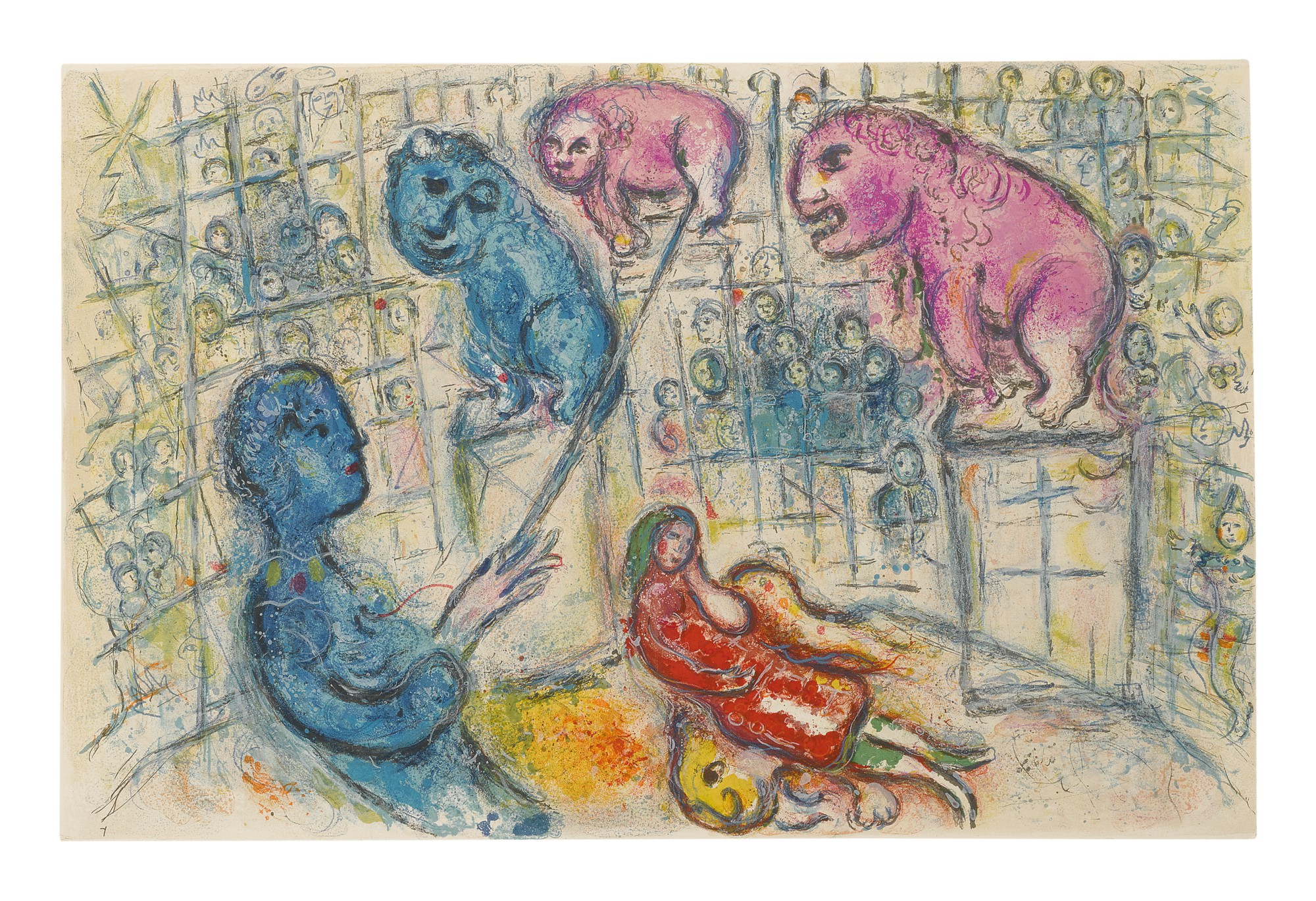 MARC CHAGALL | THE CIRCUS: ONE PLATE (M. 506; SEE C. BKS. 68) | Chagall ...