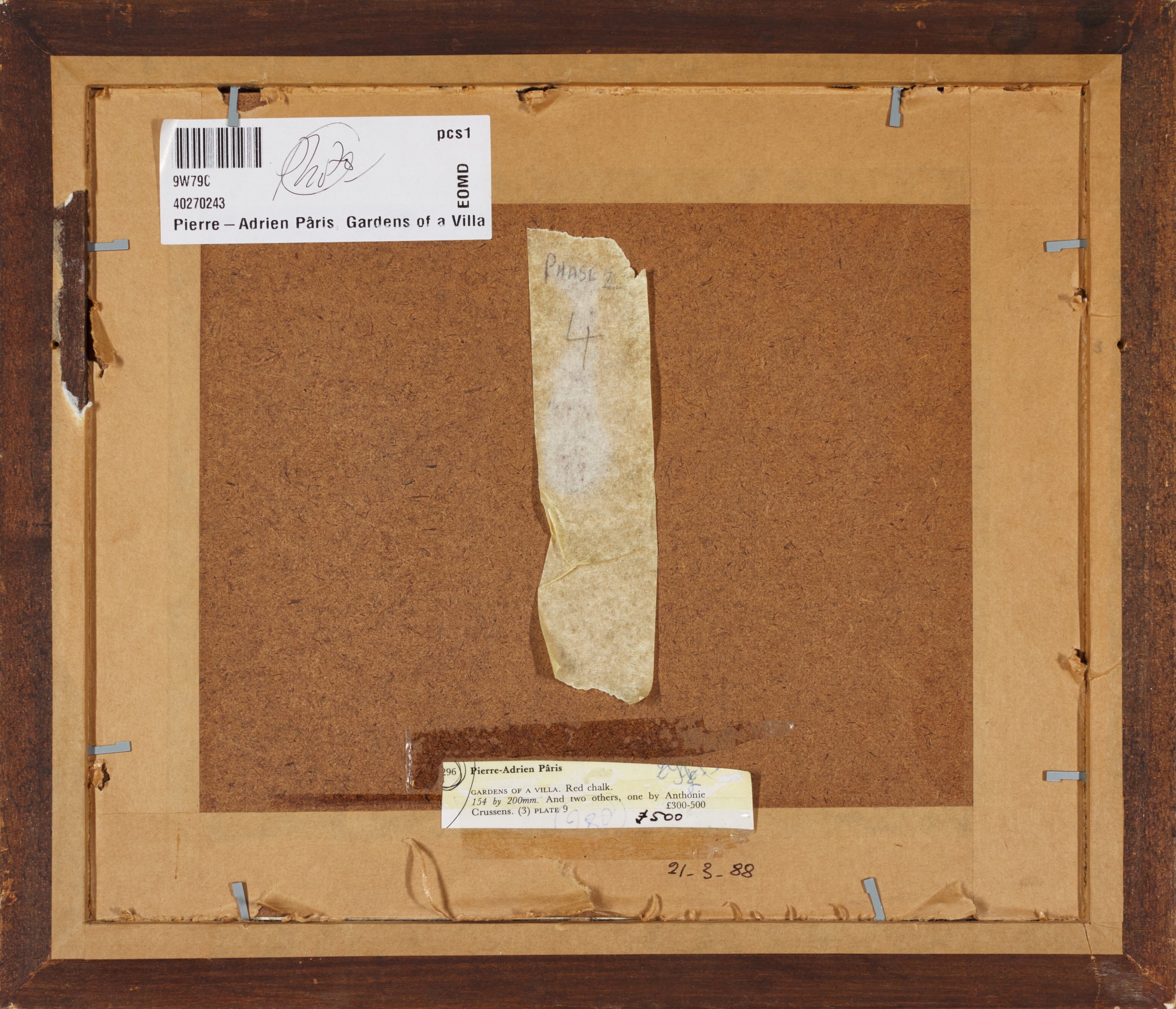 PIERRE-ADRIEN PÂRIS | Gardens of a Villa | Old Master and British Works ...