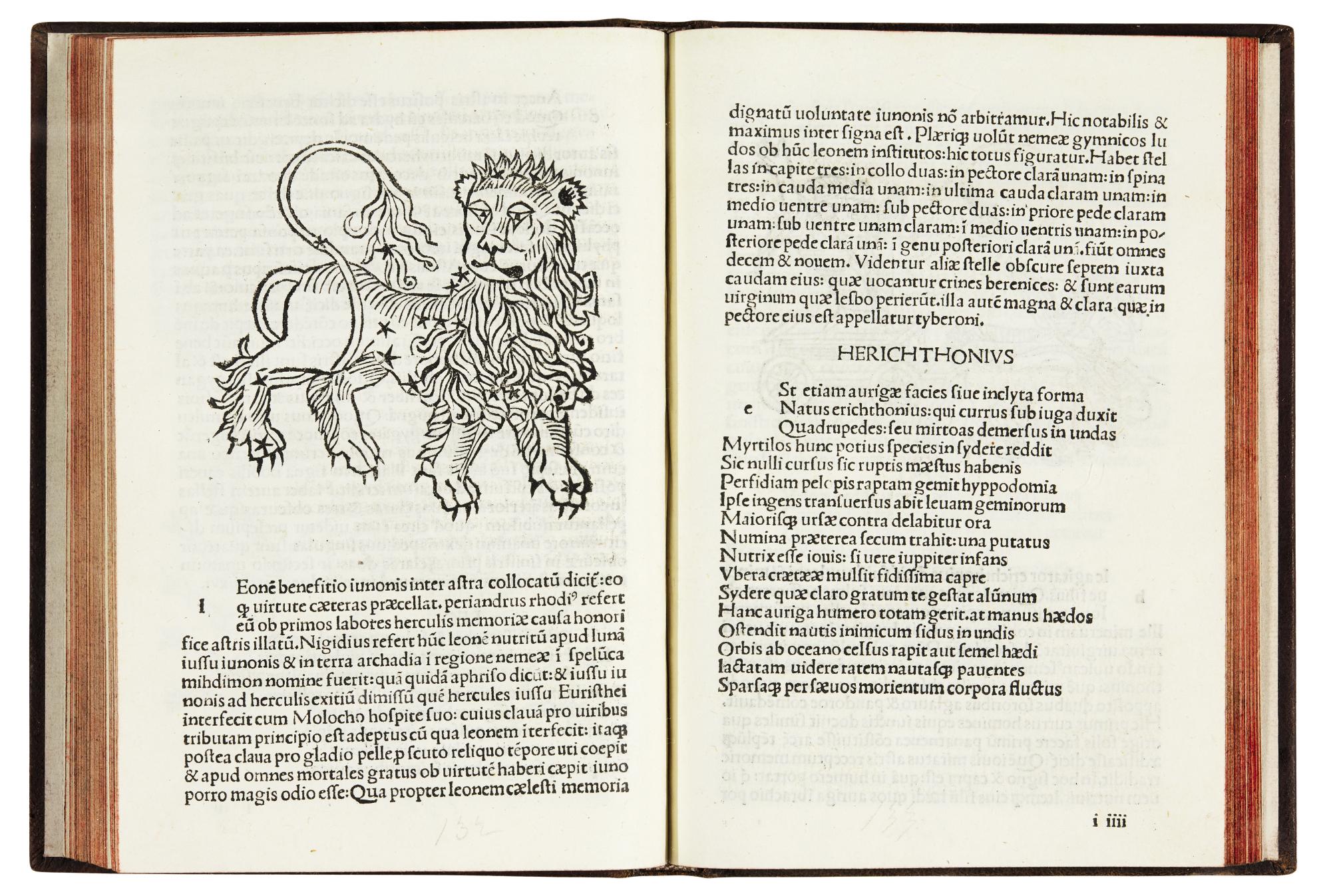 Avienus, Arati phaenomena, Venice, 1488, modern calf | Important ...
