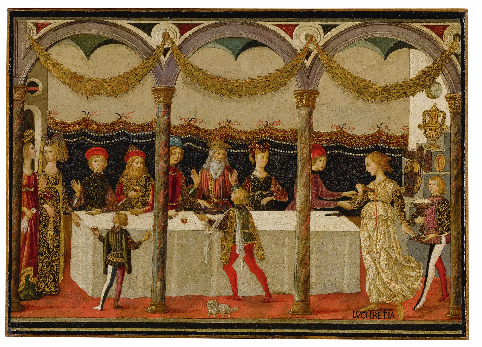 The Death of Lucretia at the Banquet of Lucius Junius Brutus | Master ...
