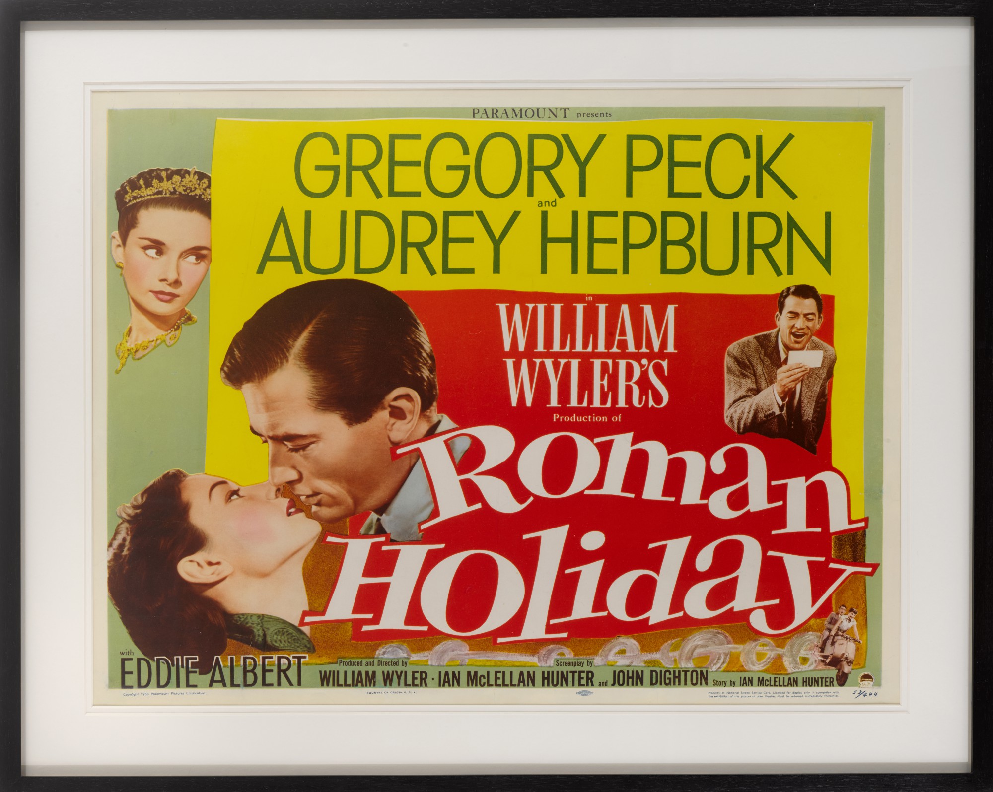 ROMAN HOLIDAY (1953) POSTER, US | Original Film Posters Online ...