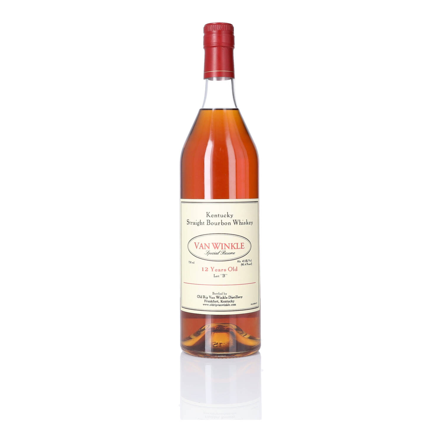 Van Winkle 12 Year Old Special Reserve Lot "B" 90.4 Proof NV (1 BT 75cl ...