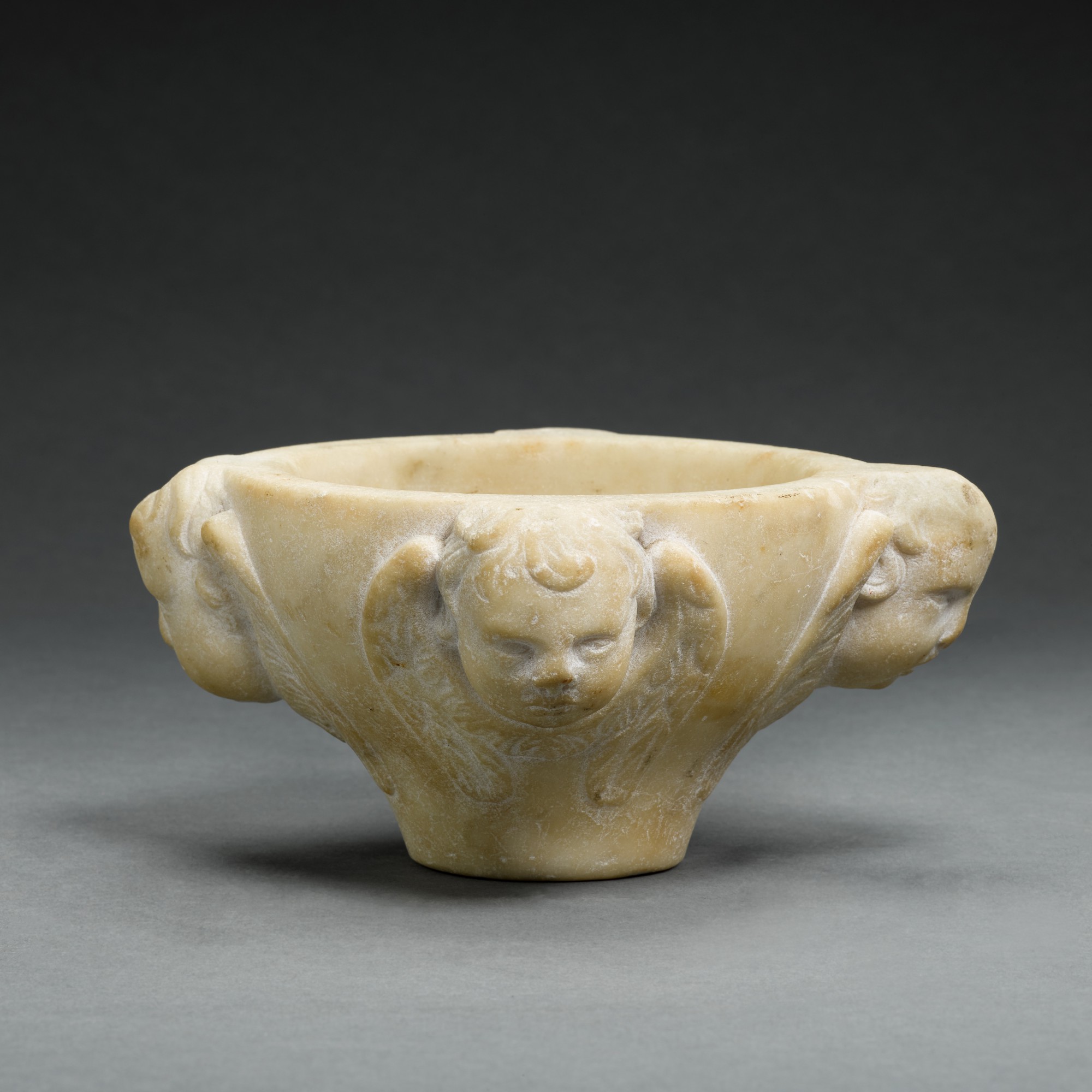 Italian, 15th/ 16th century | Holy water stoup with cherub heads | Old ...