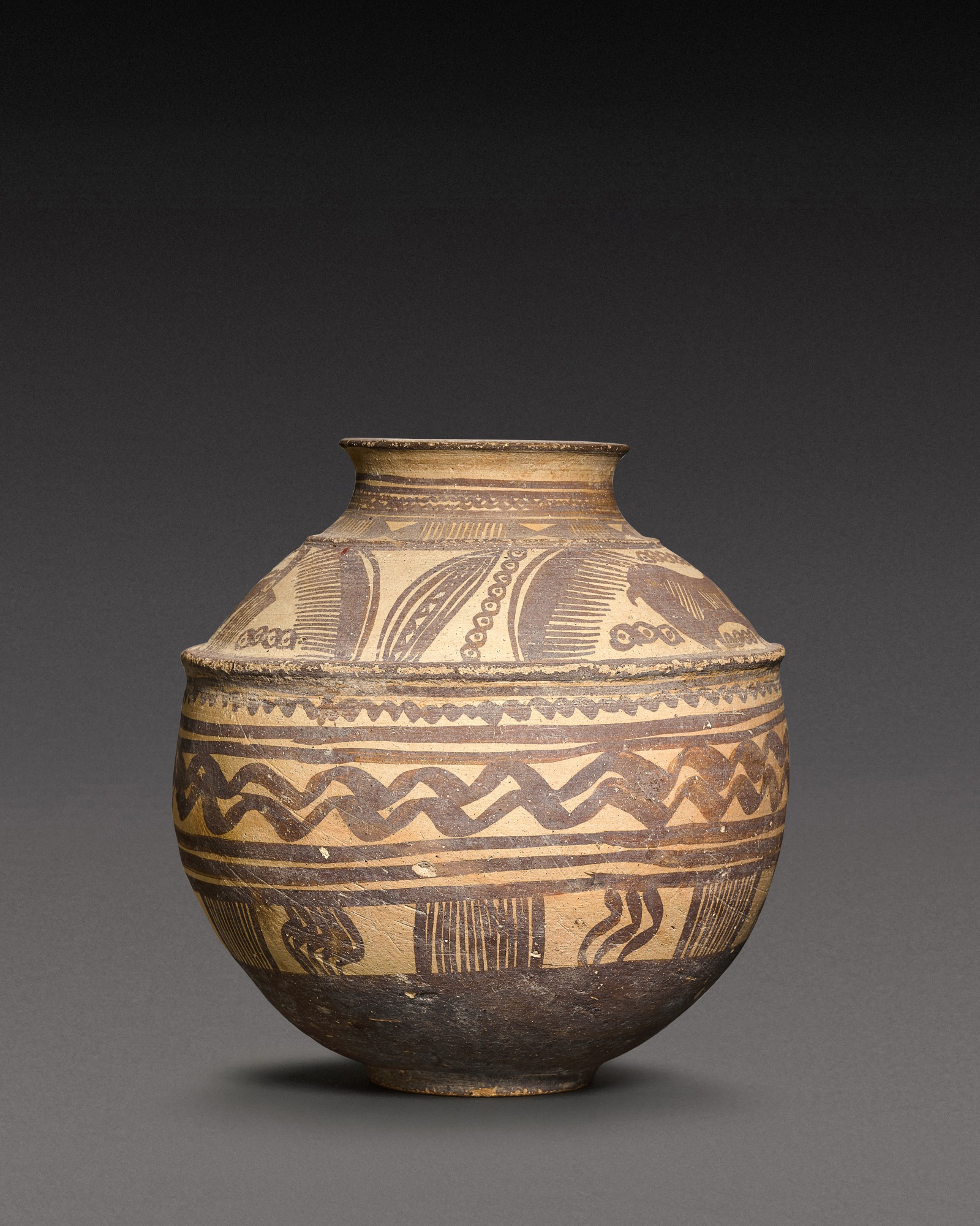 A Large Persian Pottery Jar, circa late 3rd/early 2nd Millennium B.C ...