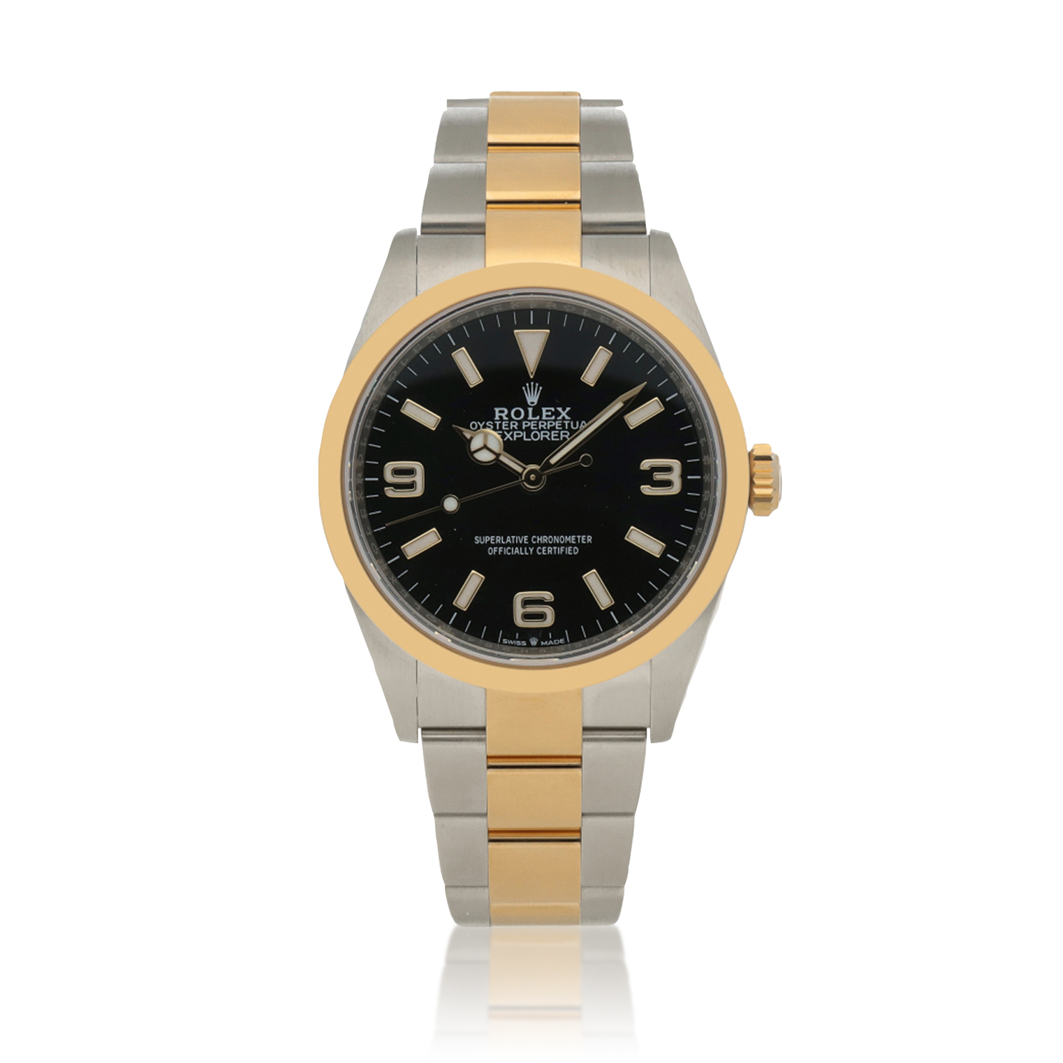 Rolex Explorer, Reference 124273, A Stainless Steel And Yellow Gold ...