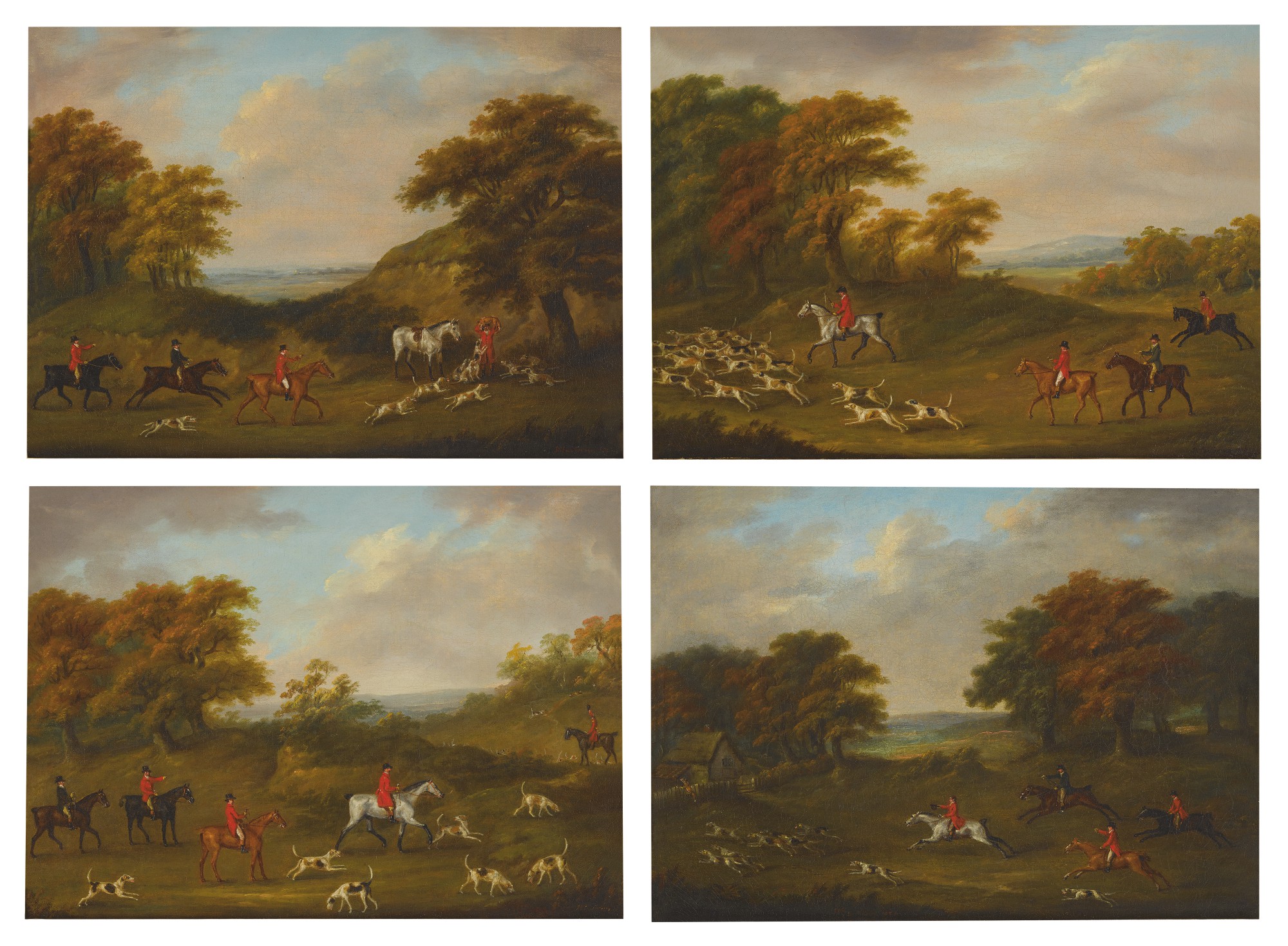 JOHN NOST SARTORIUS | SETTING OUT; TALLY HO!; FULL CRY; AND THE KILL ...