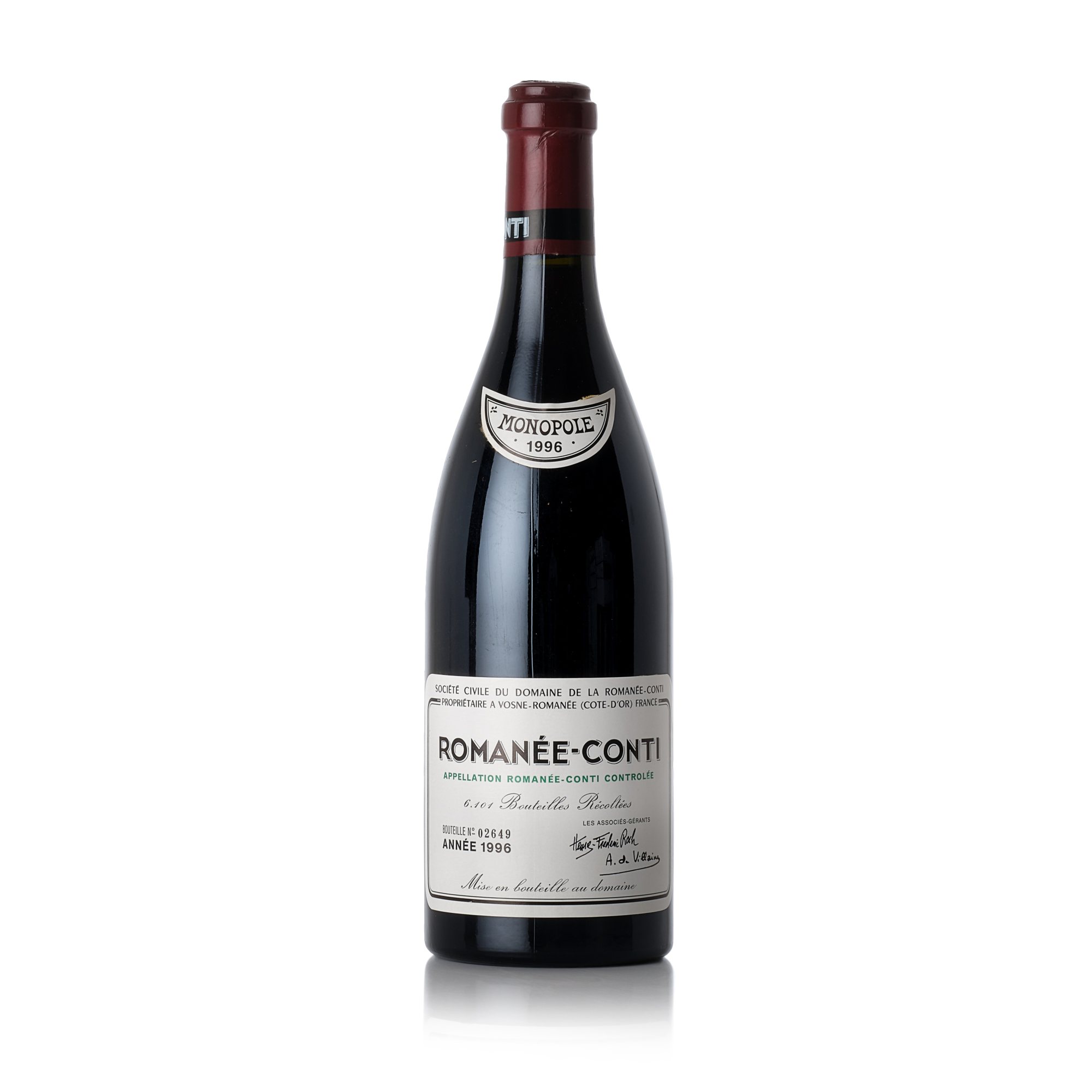 Romanée Conti 1996 Domaine de la Romanée-Conti (1 BT) | Large Format ...
