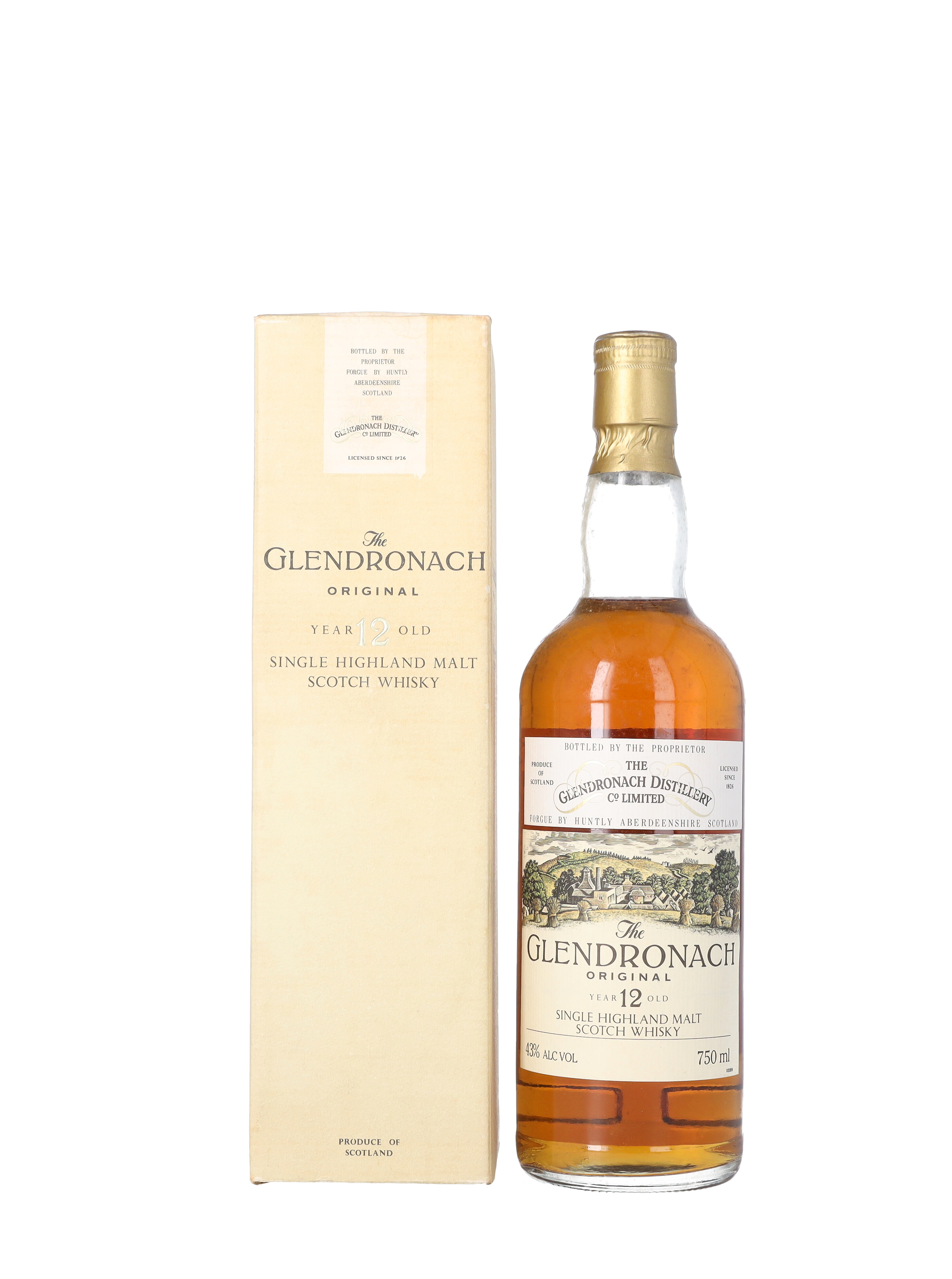The Glendronach Original 12 Year Old 43.0 abv NV (1 BT75) | Scotch ...