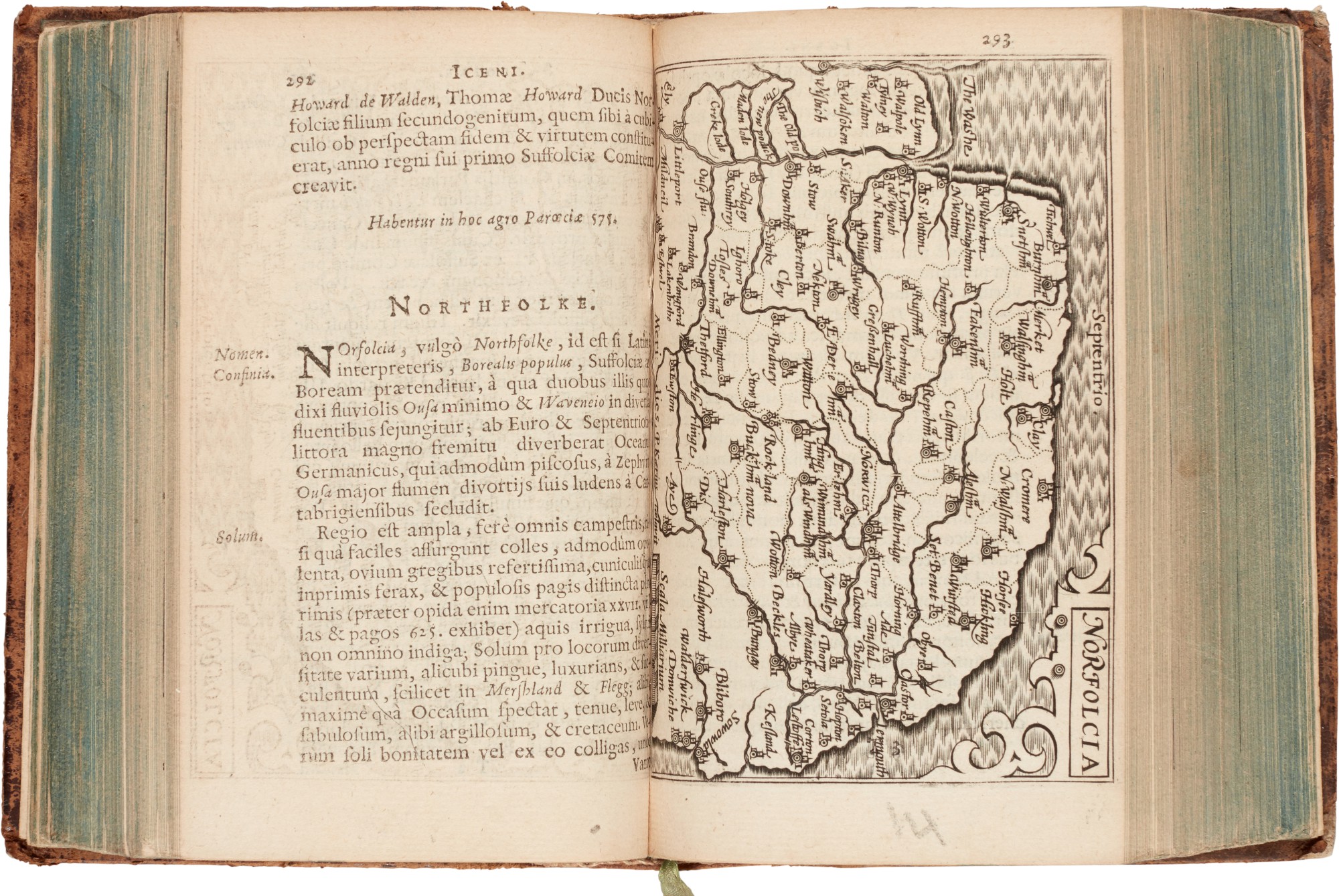 William Camden | Britannia, Amsterdam, 1617, contemporary calf | Travel ...