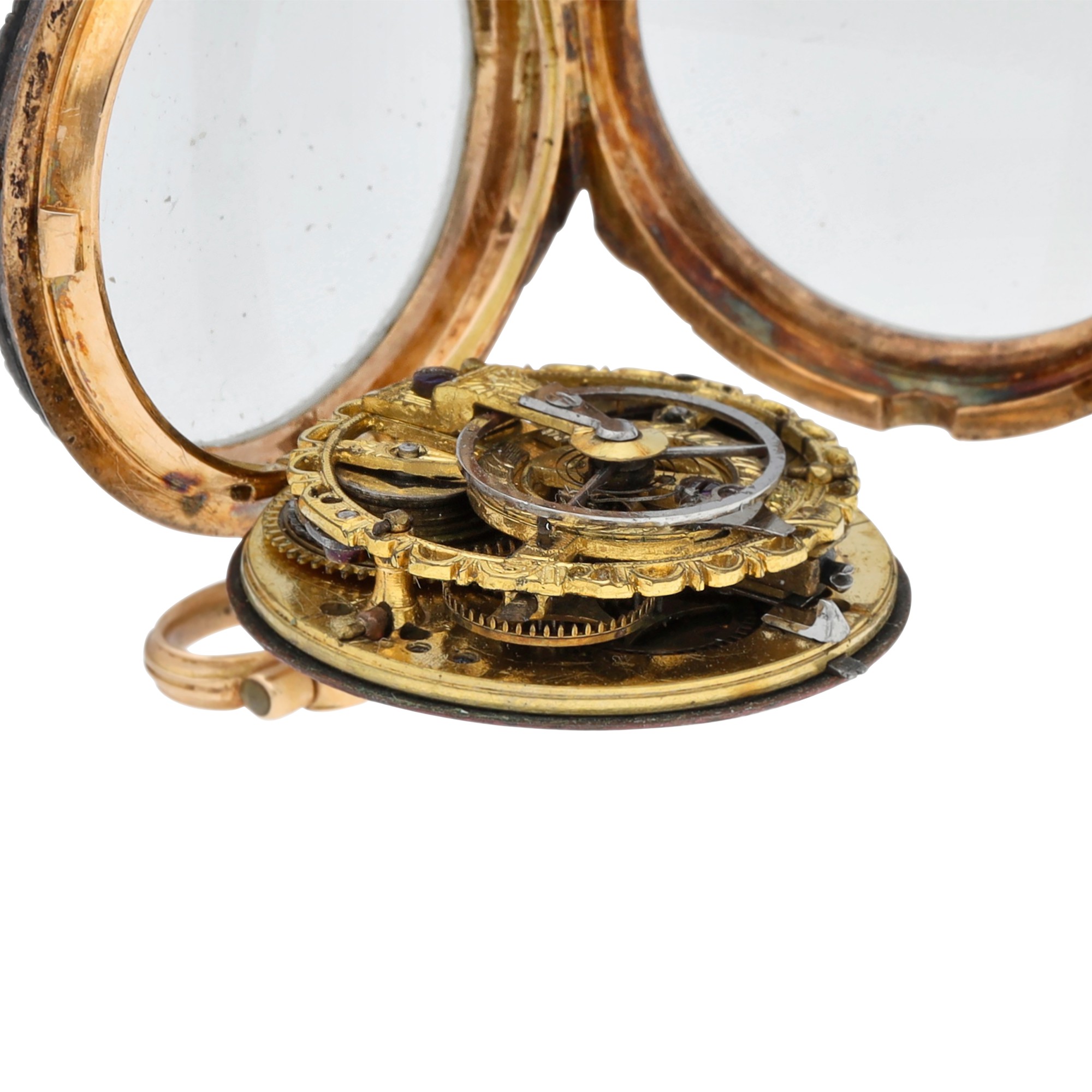 A gold and paste-set skeletonized verge watch Circa 1770 | Fine Watches ...