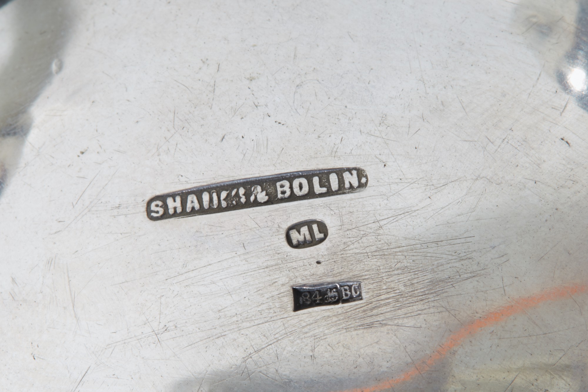 A RARE SILVER AND CHAMPLEVÉ ENAMEL SAMOVAR ON STAND, SHANKS AND BOLIN ...