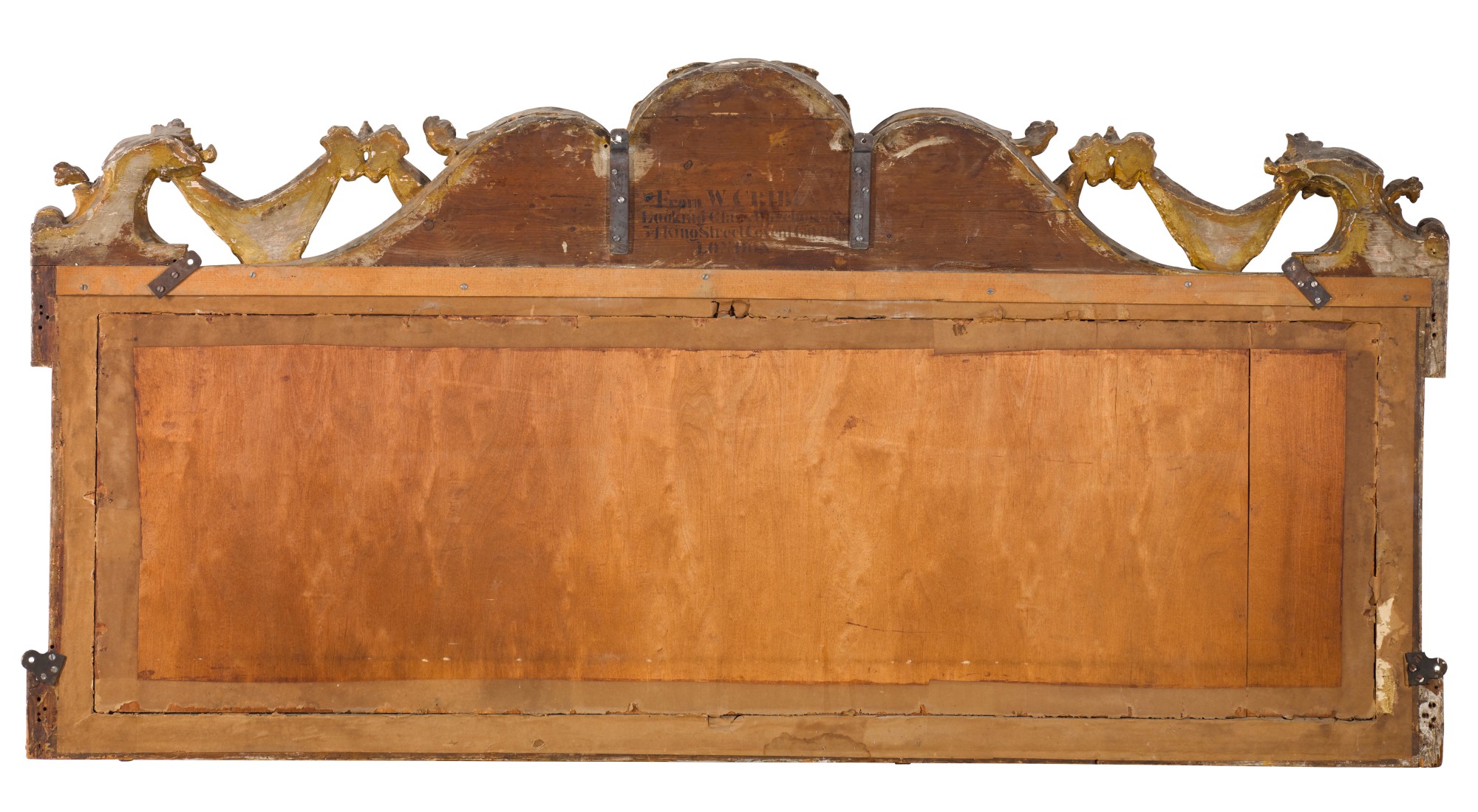 A GEORGE IV GILTWOOD OVERMANTLE MIRROR BY WILLIAM CRIBB, SECOND QUARTER ...