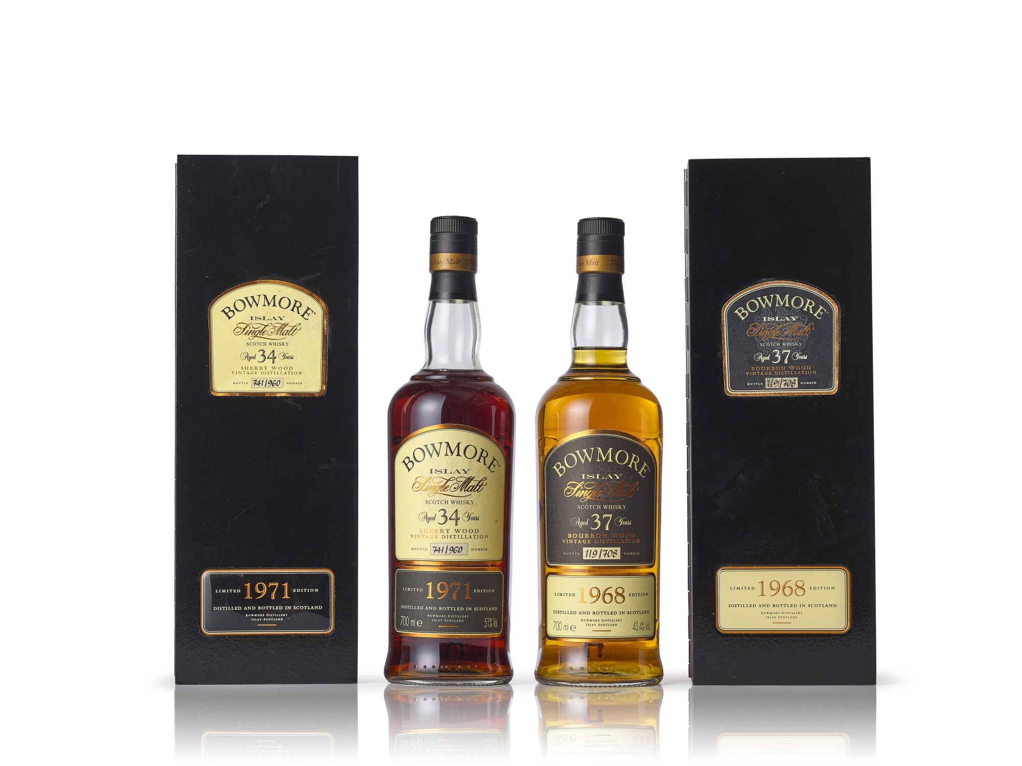 Bowmore 37 Year Old 43.4 abv 1968 (1 BT70) | Distilled | Whisky ...