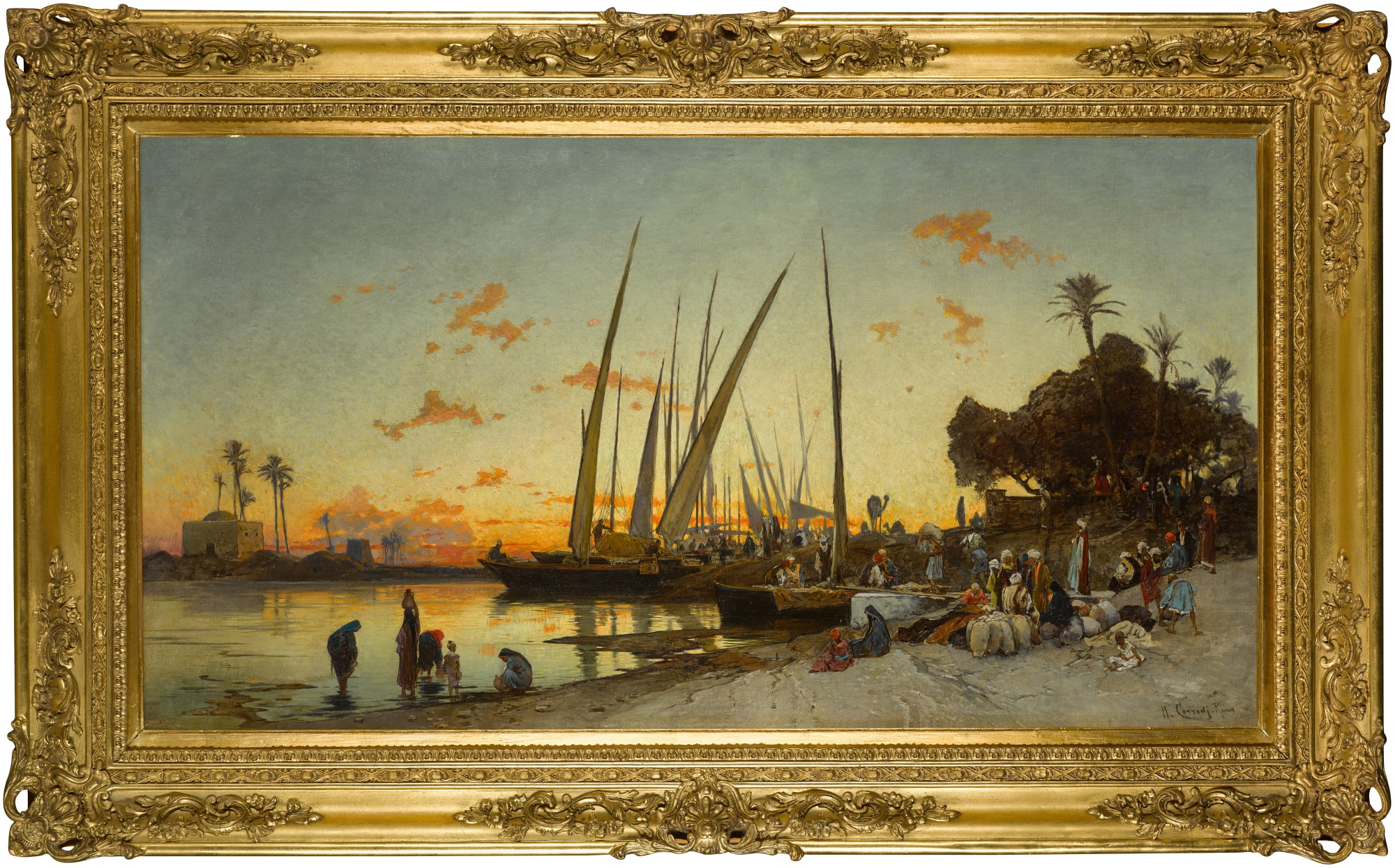 Feluccas on the Nile | The Orientalist Sale | | Sotheby's