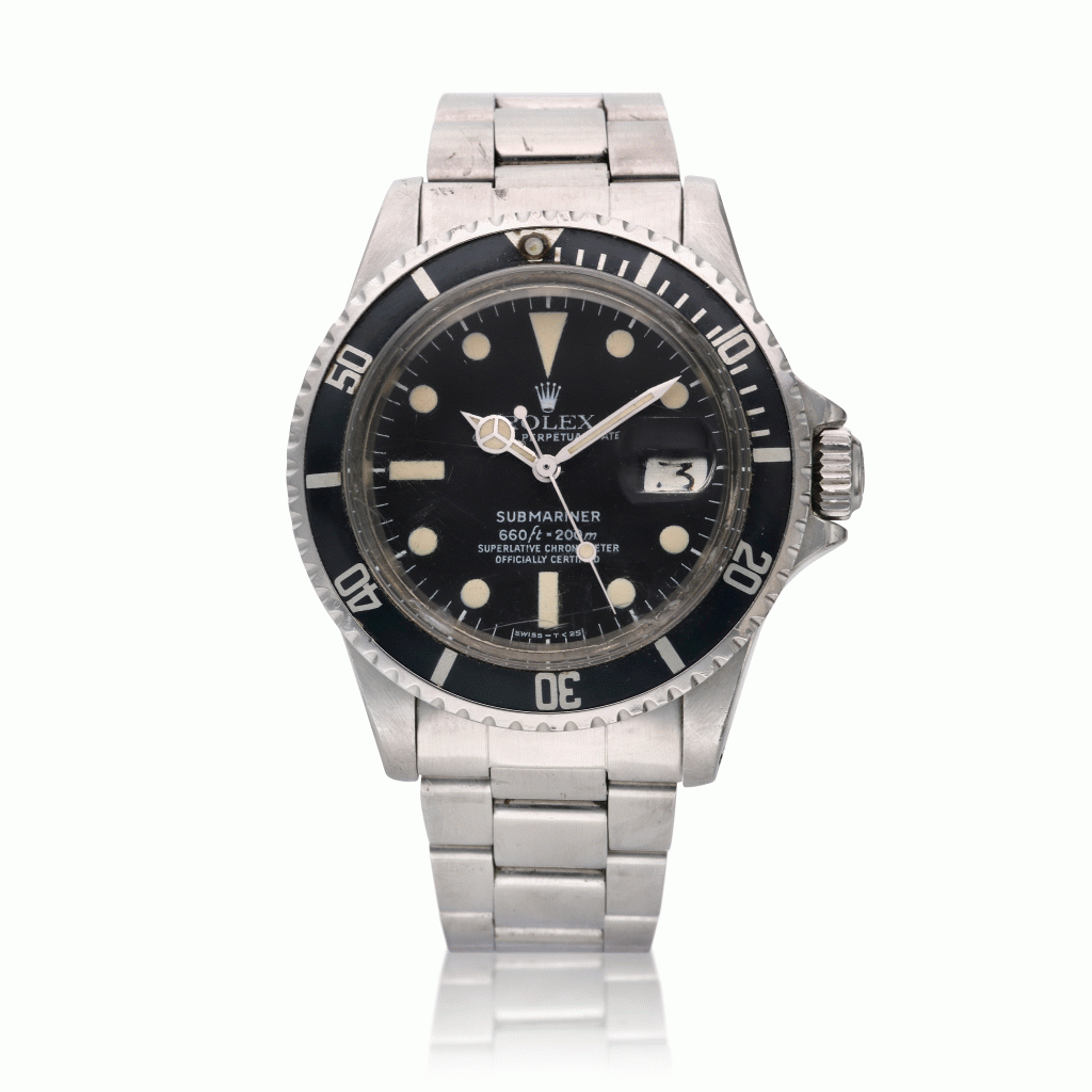 Rolex Vintage Submariner Reference 1680, A Stainless Steel Automatic ...