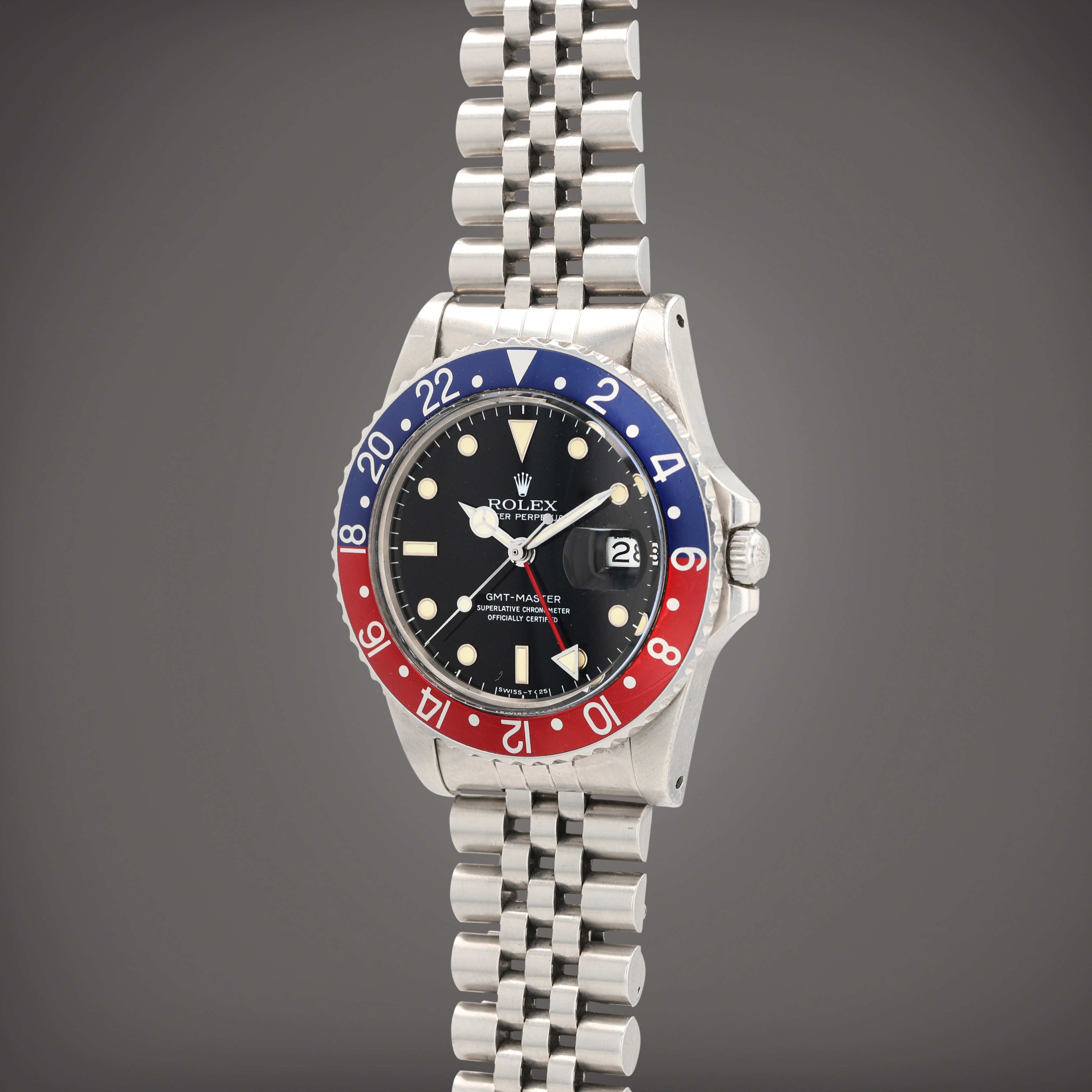 'Pepsi' Spider dial, GMT-Master, reference 16750 Montre bracelet en ...