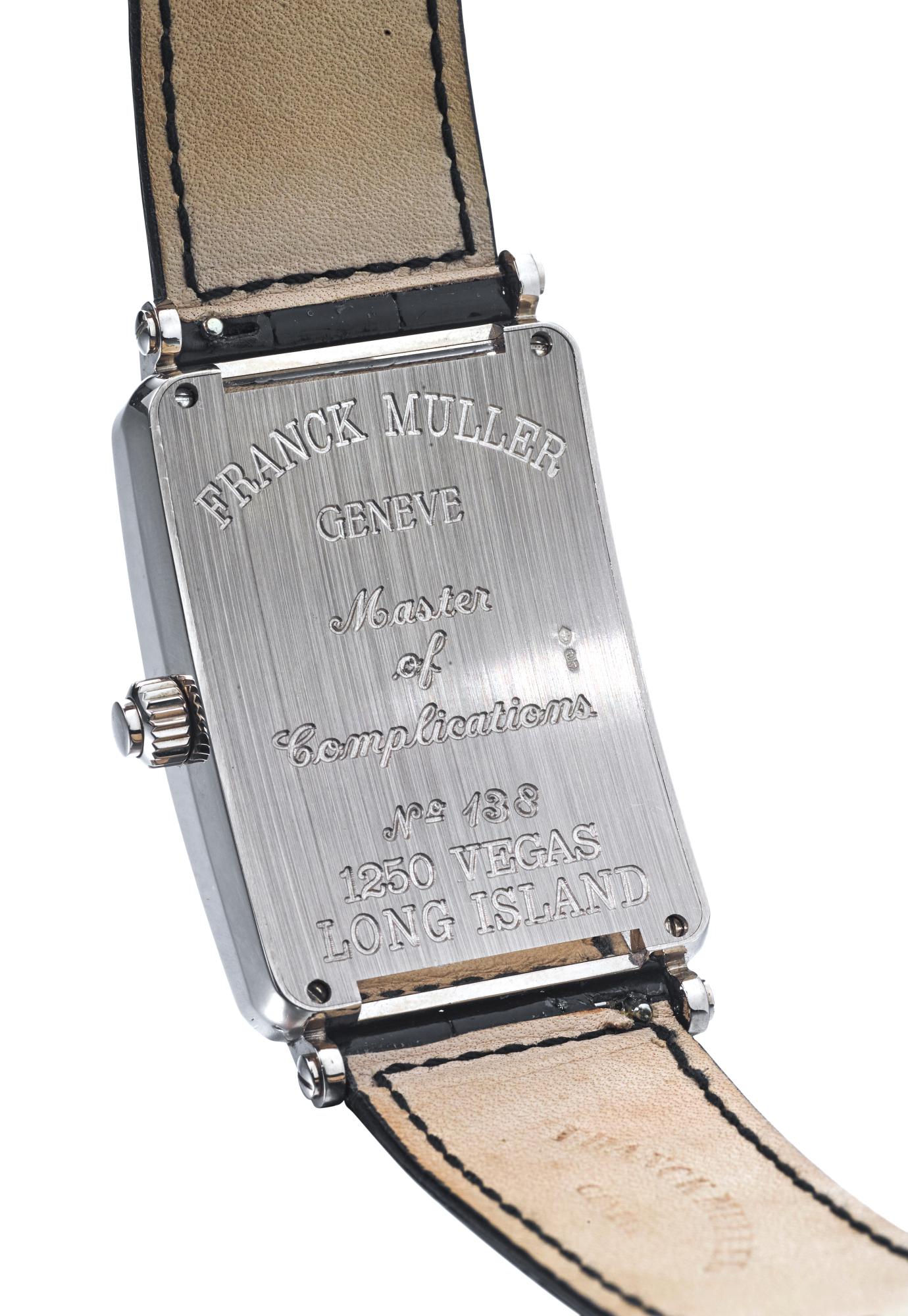 FRANCK MULLER | LONG ISLAND VEGAS, REFERENCE 1250, A WHITE GOLD ...