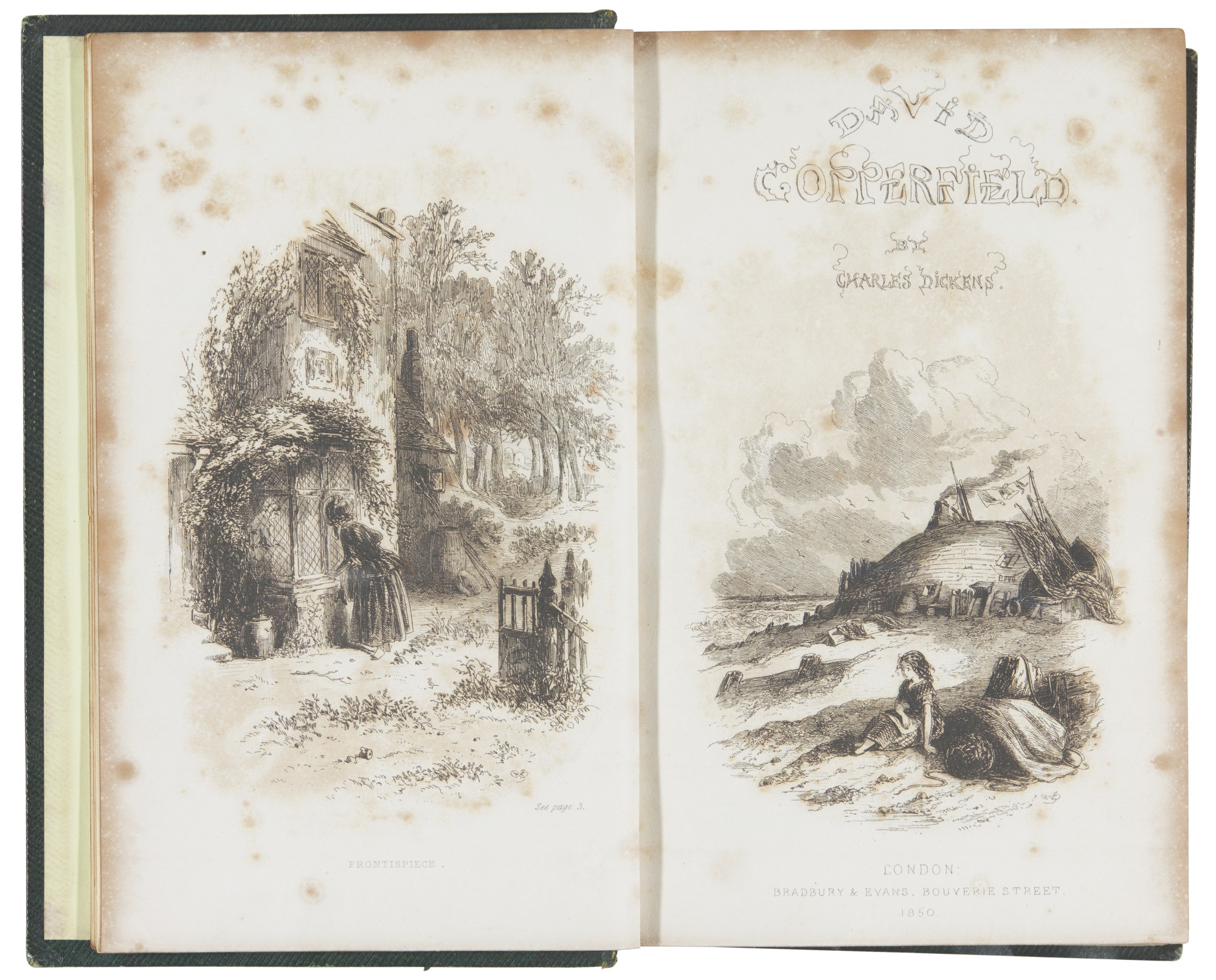 Dickens, David Copperfield, 1850, first edition in book form, possible ...