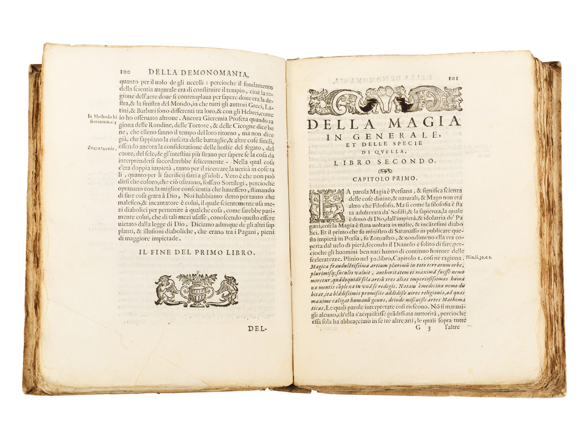 Bodin, Demonomania, Venice, Aldus, 1592, carta rustica | Antiquarian ...